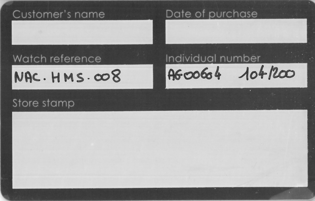 Reference NAC.HMS.008 New Academia 'Only Watch 2017' | A unique stainless steel wristwatch ...