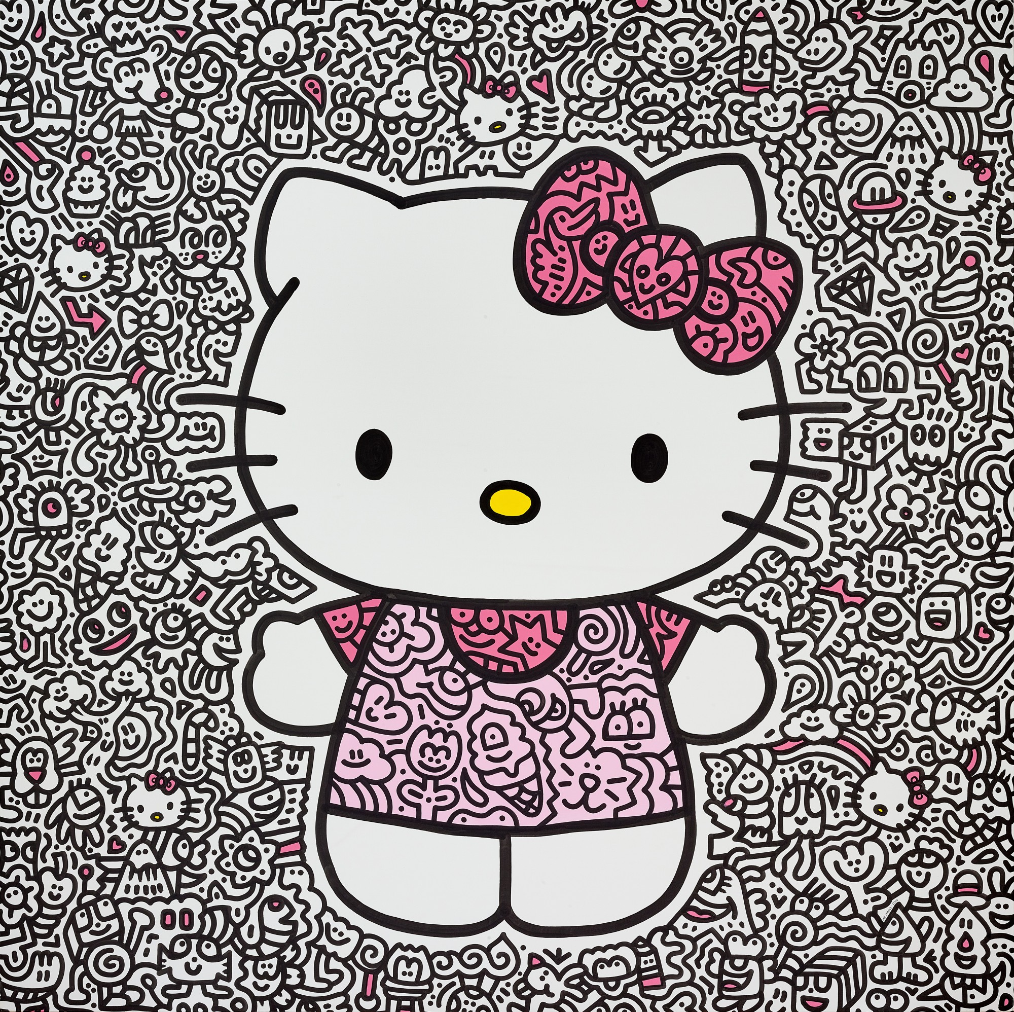 Mr Doodle | Big Kitty 大貓 | Contemporary Day Auction | 2022 | Sotheby's