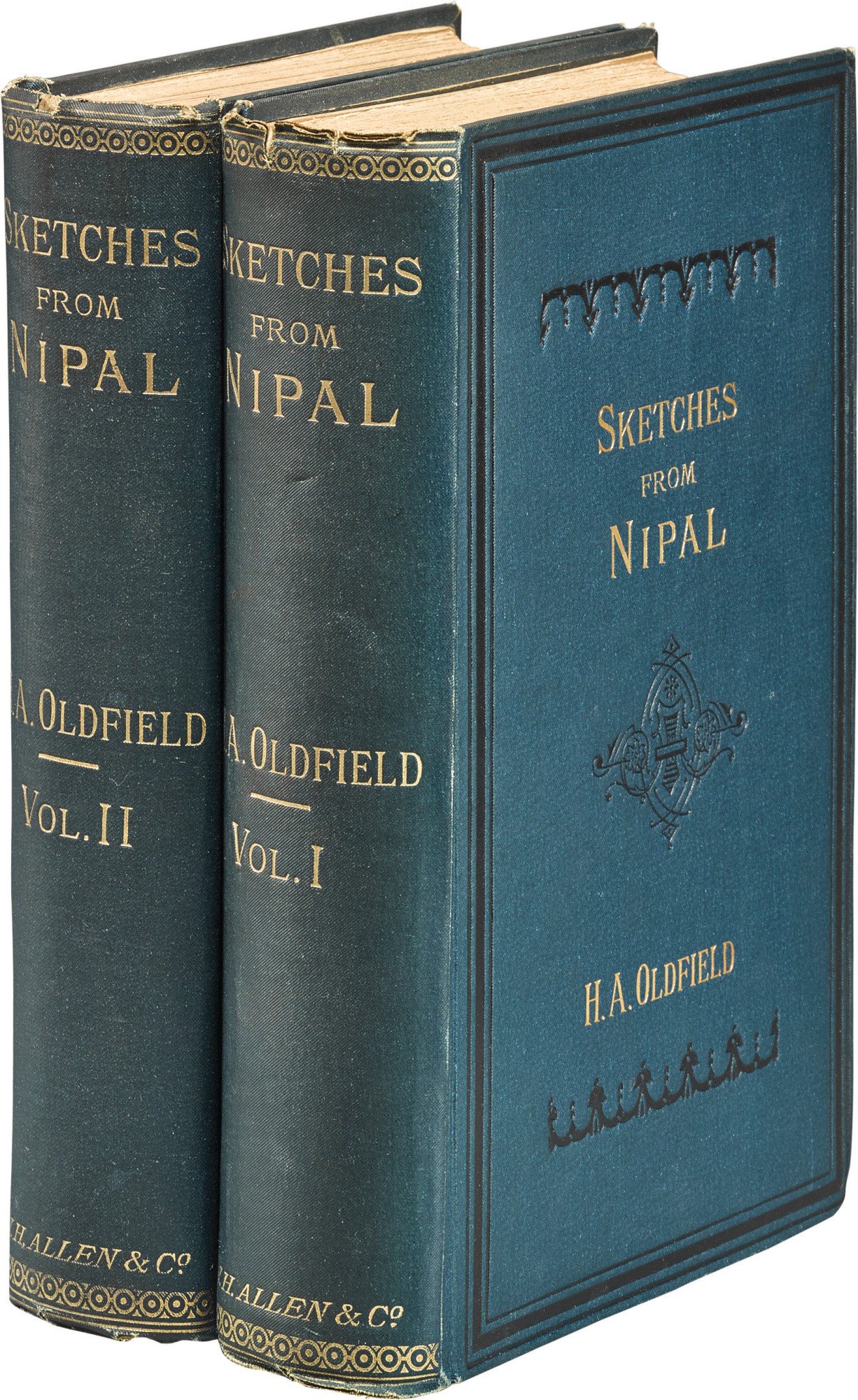 OLDFIELD, HENRY AMBROSE | Sketches from Nipal. London: W. H. Allen ...
