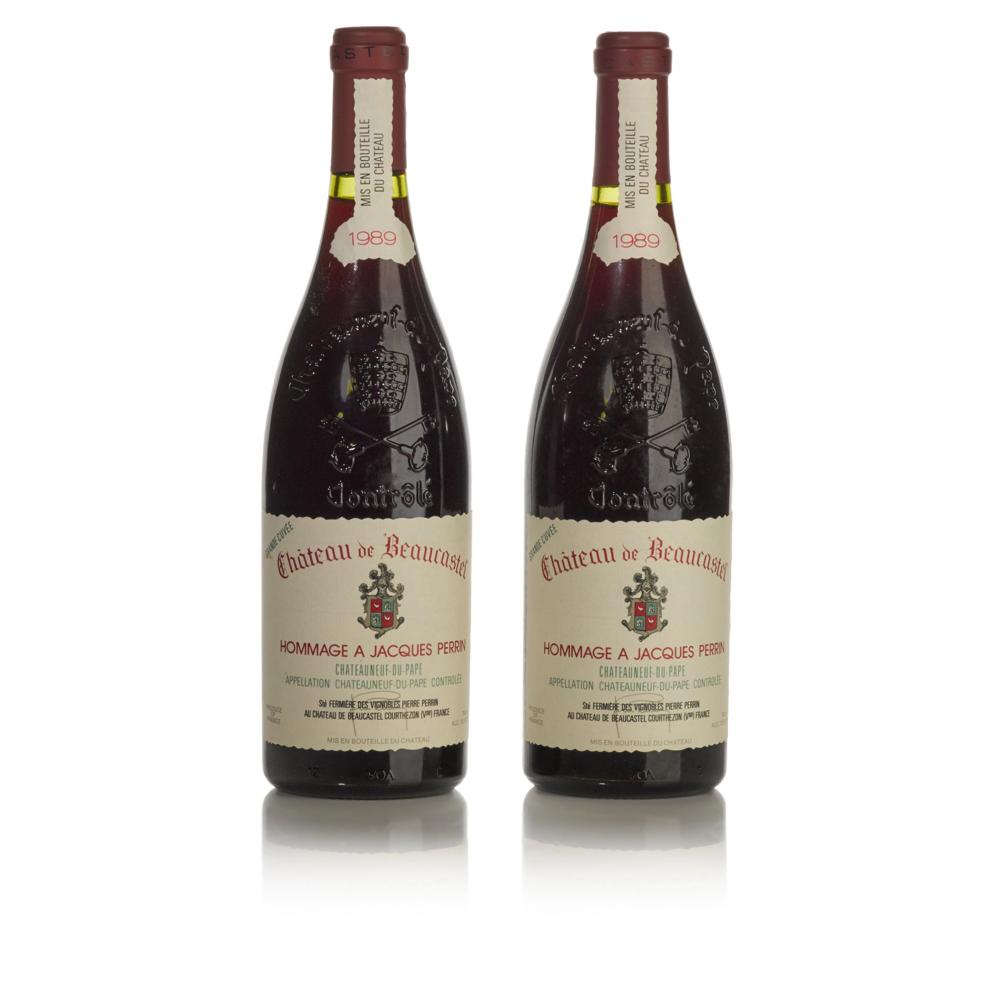 Château de Beaucastel, Hommage à Jacques Perrin 1989 (2 BT) | The ...