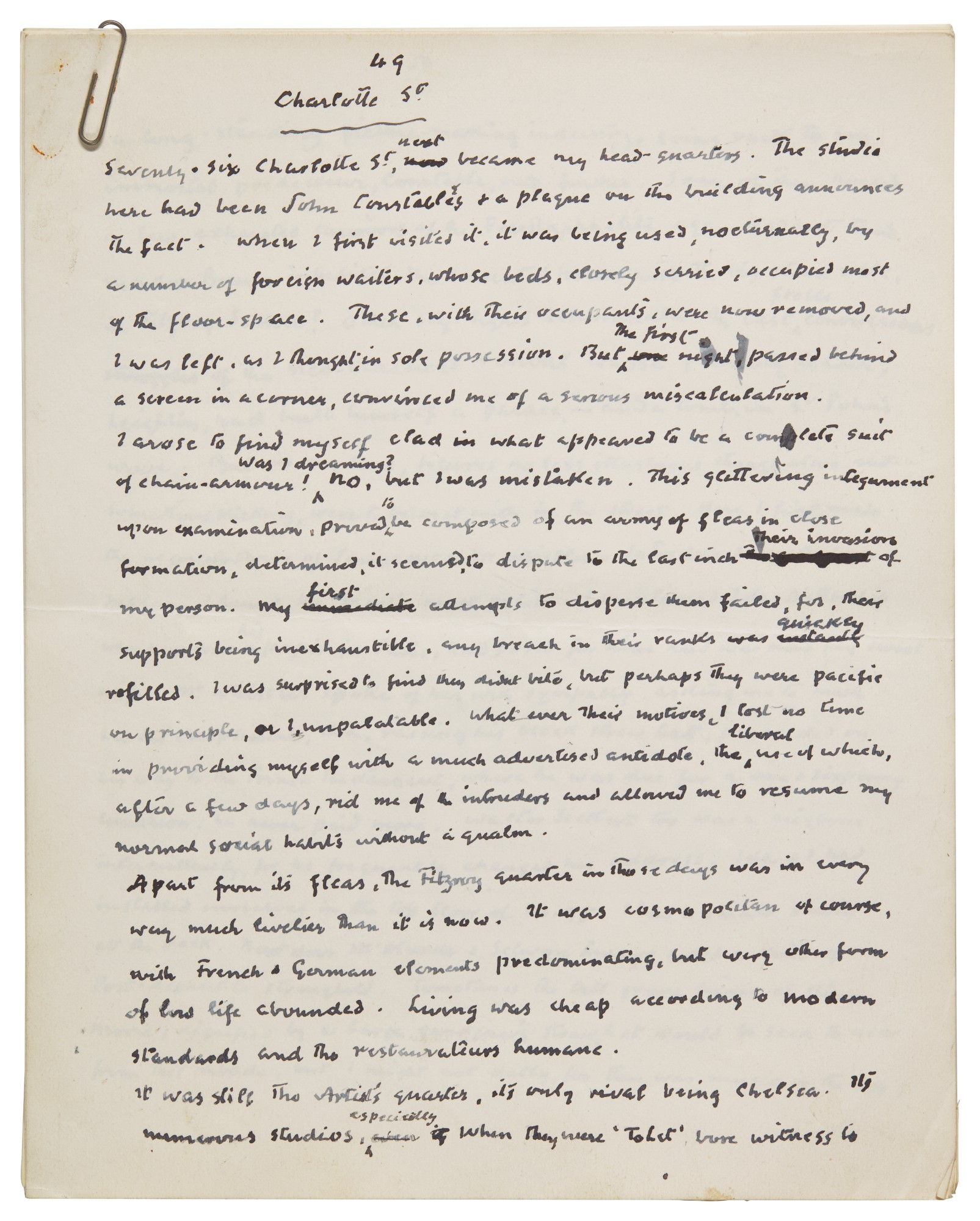 John, manuscript autobiography and related papers, 1950s | English ...
