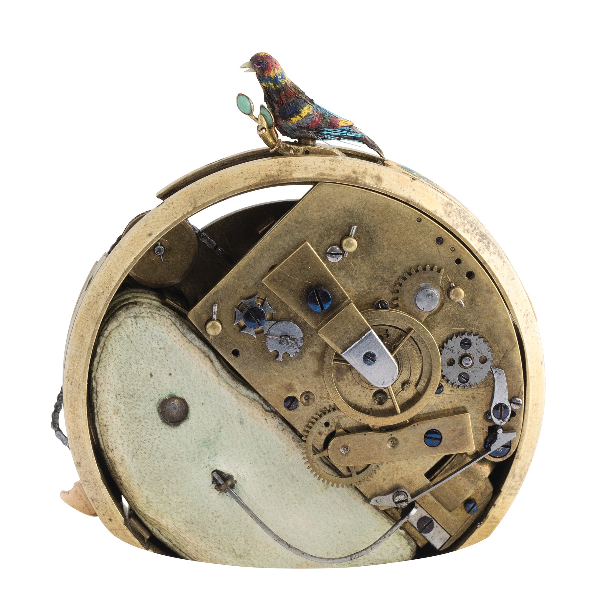 FRÈRES ROCHAT | A MAGNIFICENT AND EXCEPTIONALLY RARE GOLD AND ENAMEL ...