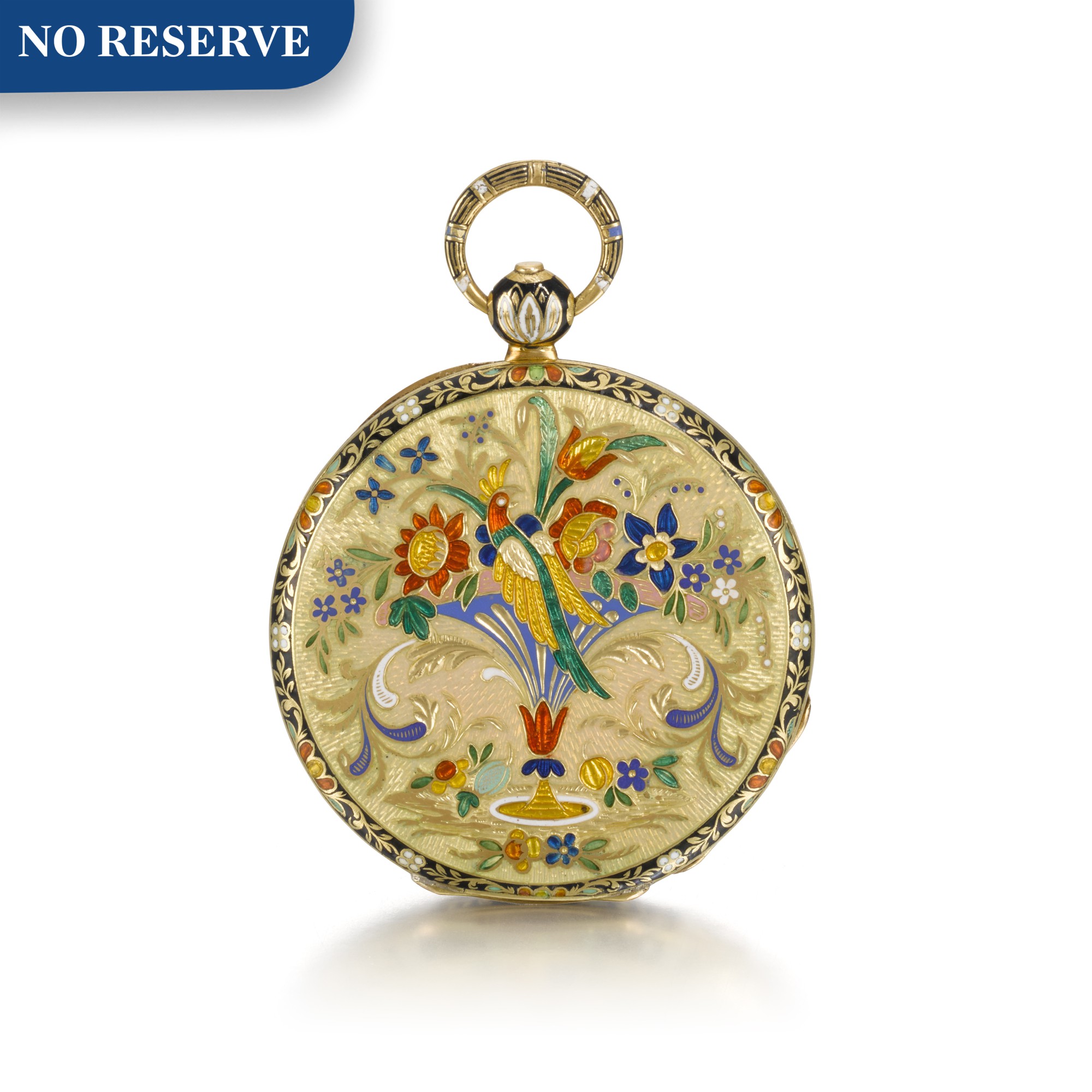 Gold and enamel open-faced cylinder watch Circa 1830 | Fine Watches ...