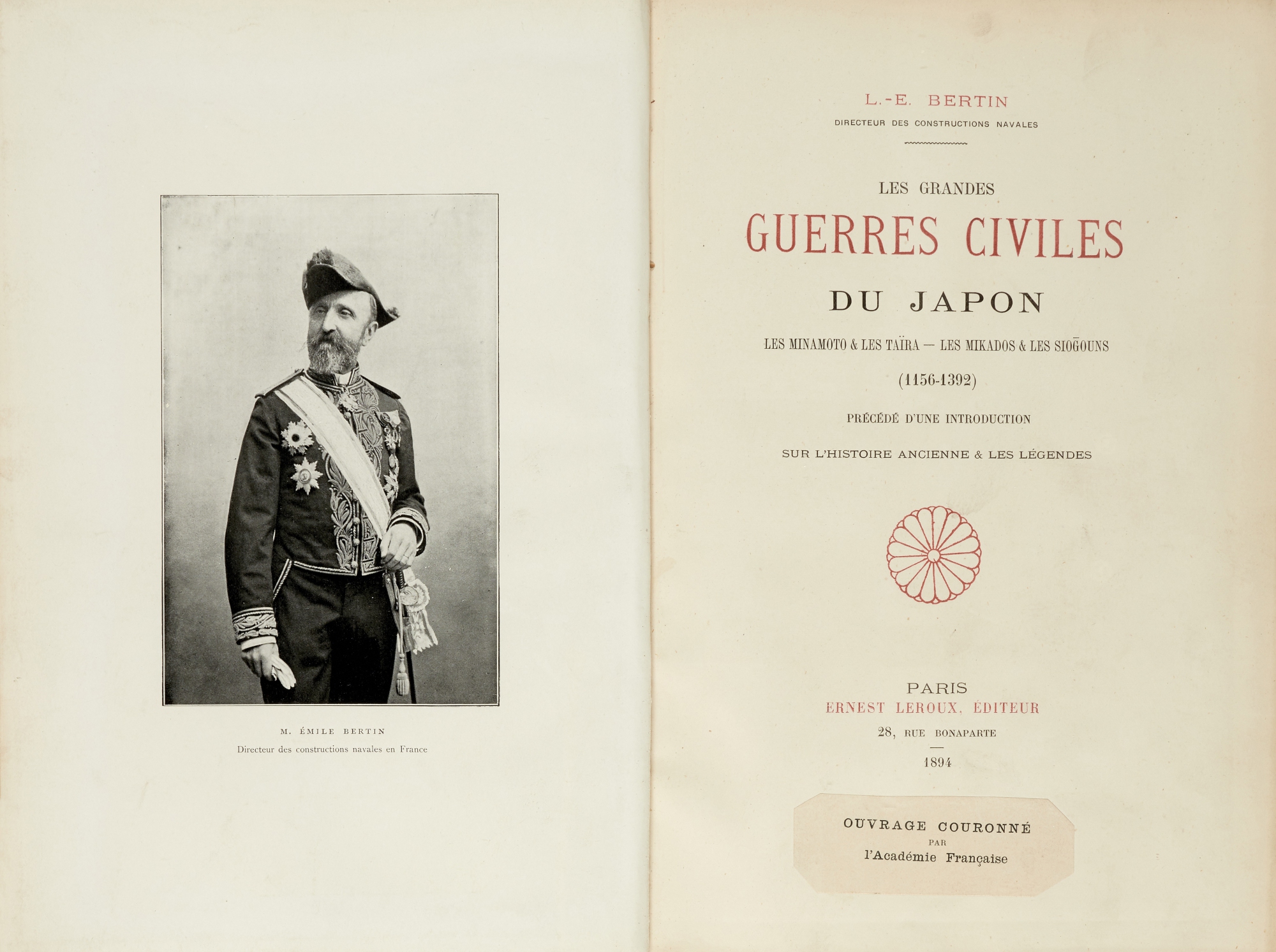 A group of books on literature and the history of Japan, including some ...