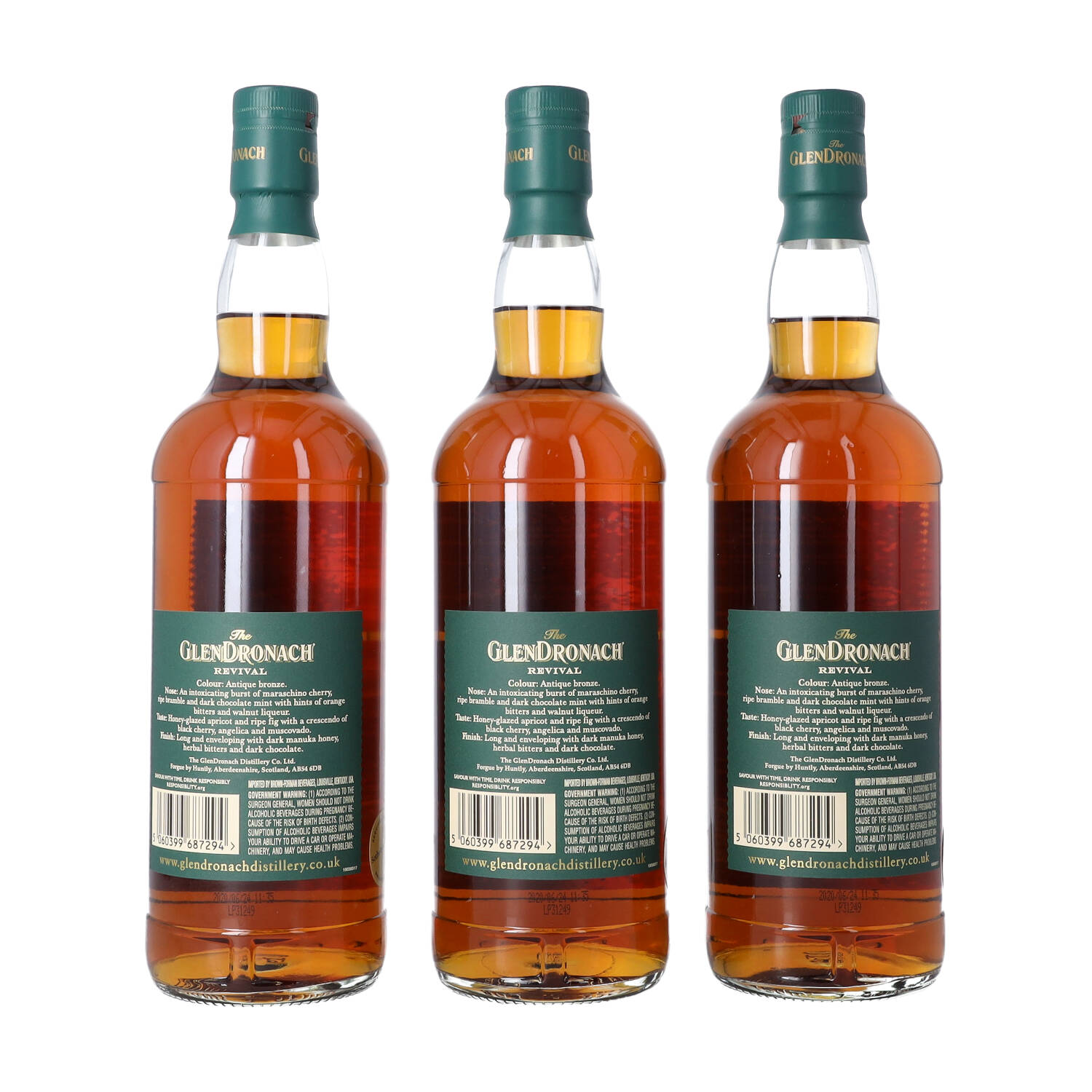 The Glendronach Revival 15 Year Old 46.0 abv NV (3 BT75) | Whisky ...