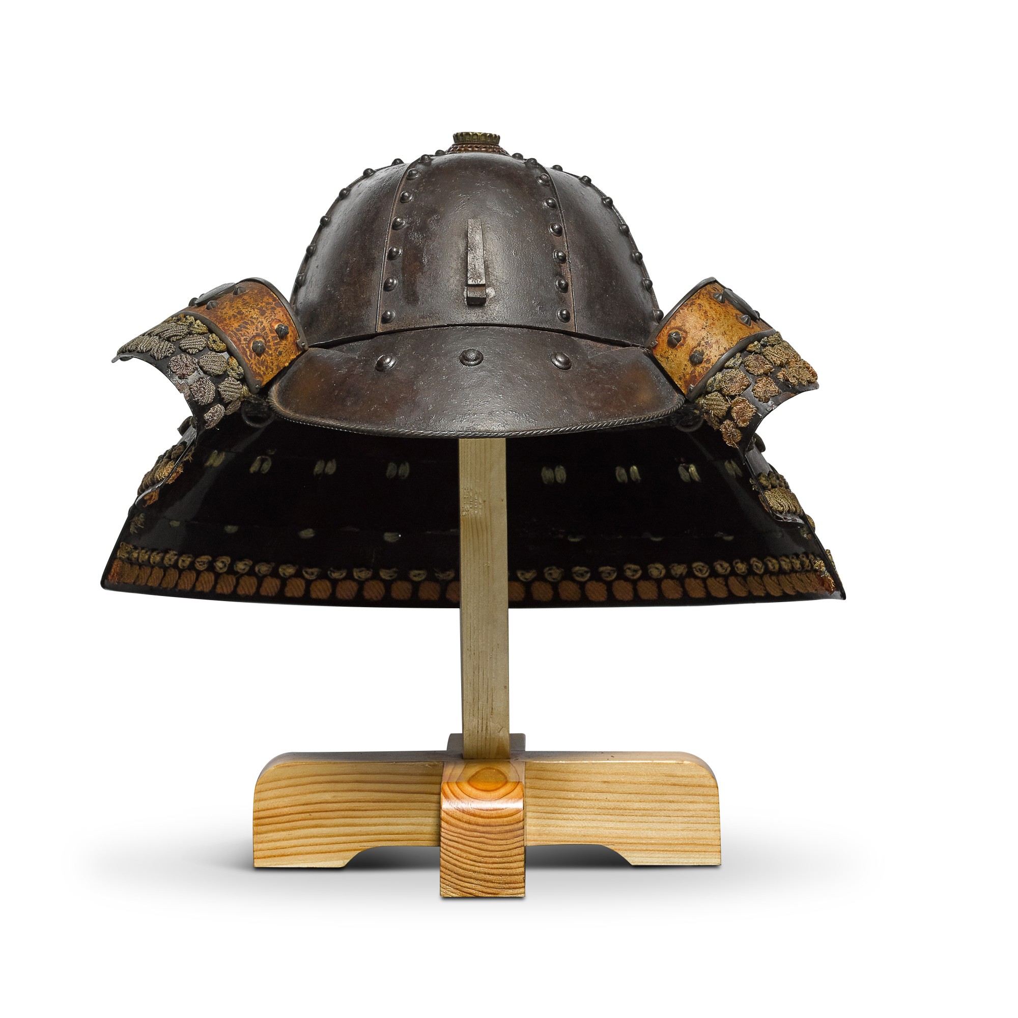 An iron eight plate Kabuto [helmet] | The bowl Momoyama - Edo period ...
