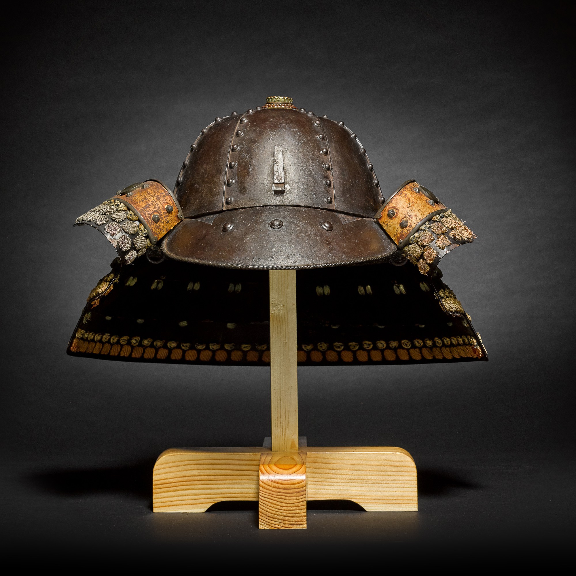 An iron eight plate Kabuto [helmet] | The bowl Momoyama - Edo period ...