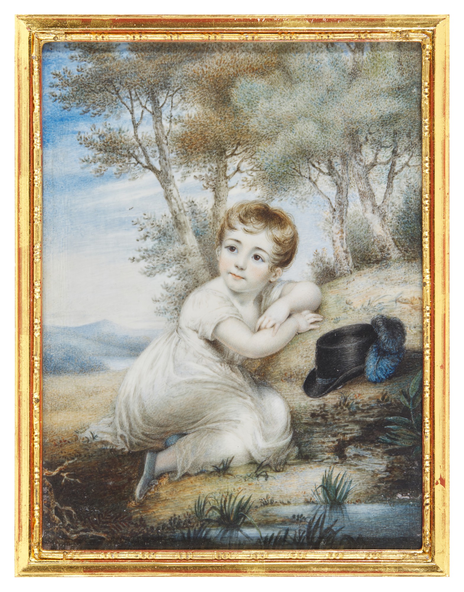 Portrait of a child within a landscape | Old Master and British Works ...