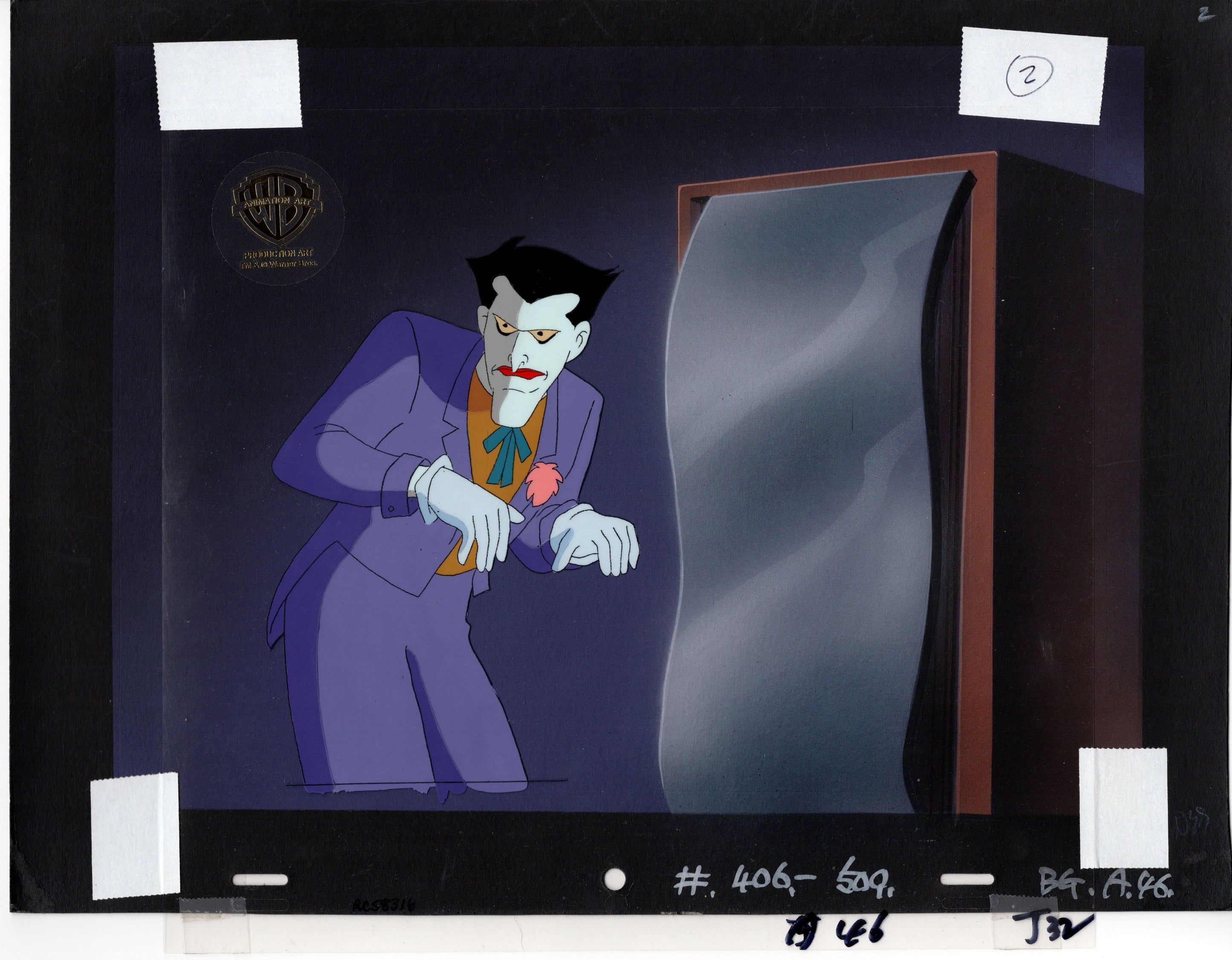 Warner Bros. Vintage Batman The Animated Series Production Animation ...