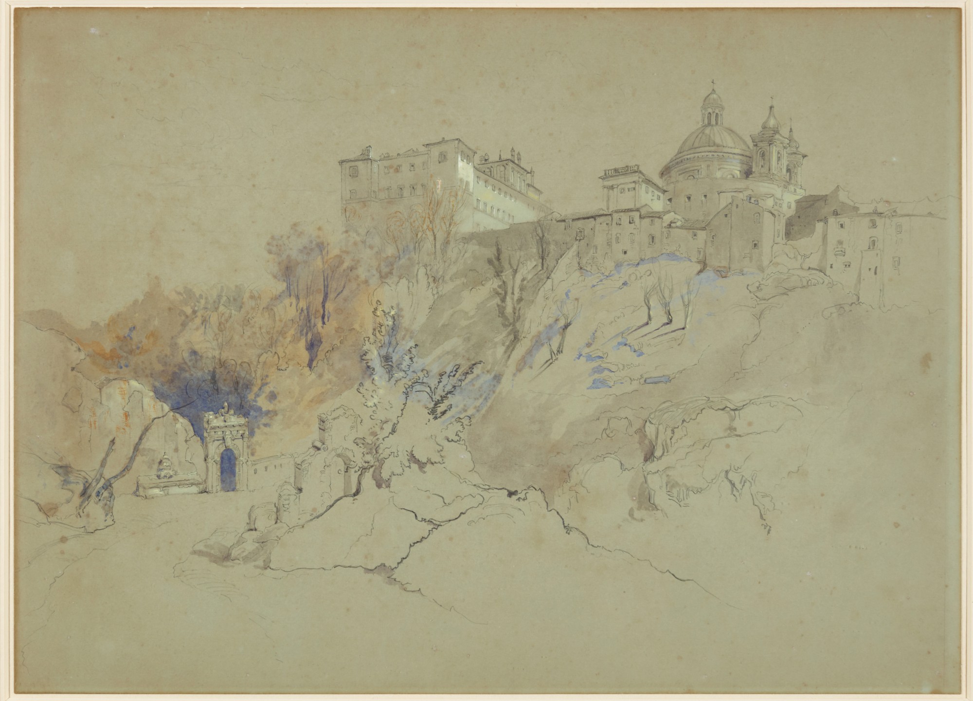 JOHN RUSKIN | ARICCIA, NEAR ROME | Old Master Day Sale including Old ...