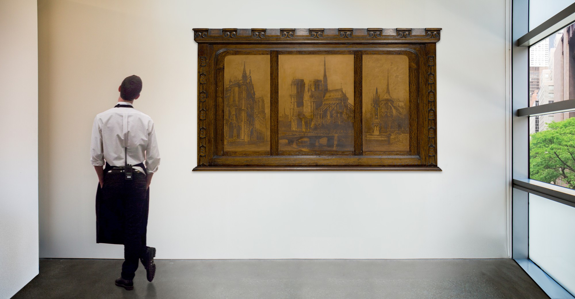 LUCIEN MARCELIN GAUTIER | THREE VIEWS OF NOTRE DAME | European ...