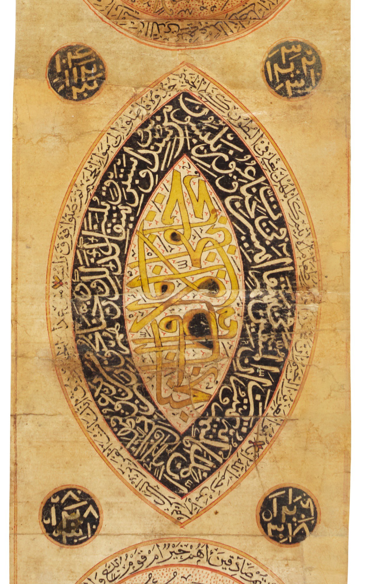 AN IMPORTANT ILLUMINATED PRAYER SCROLL, TURKEY, OTTOMAN, 15TH CENTURY ...