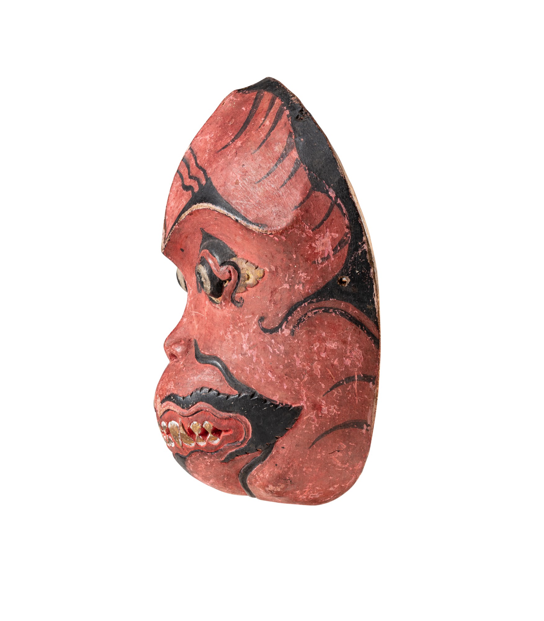 Masque topeng représentant Hanuman, Java, Indonésie | Topeng mask ...