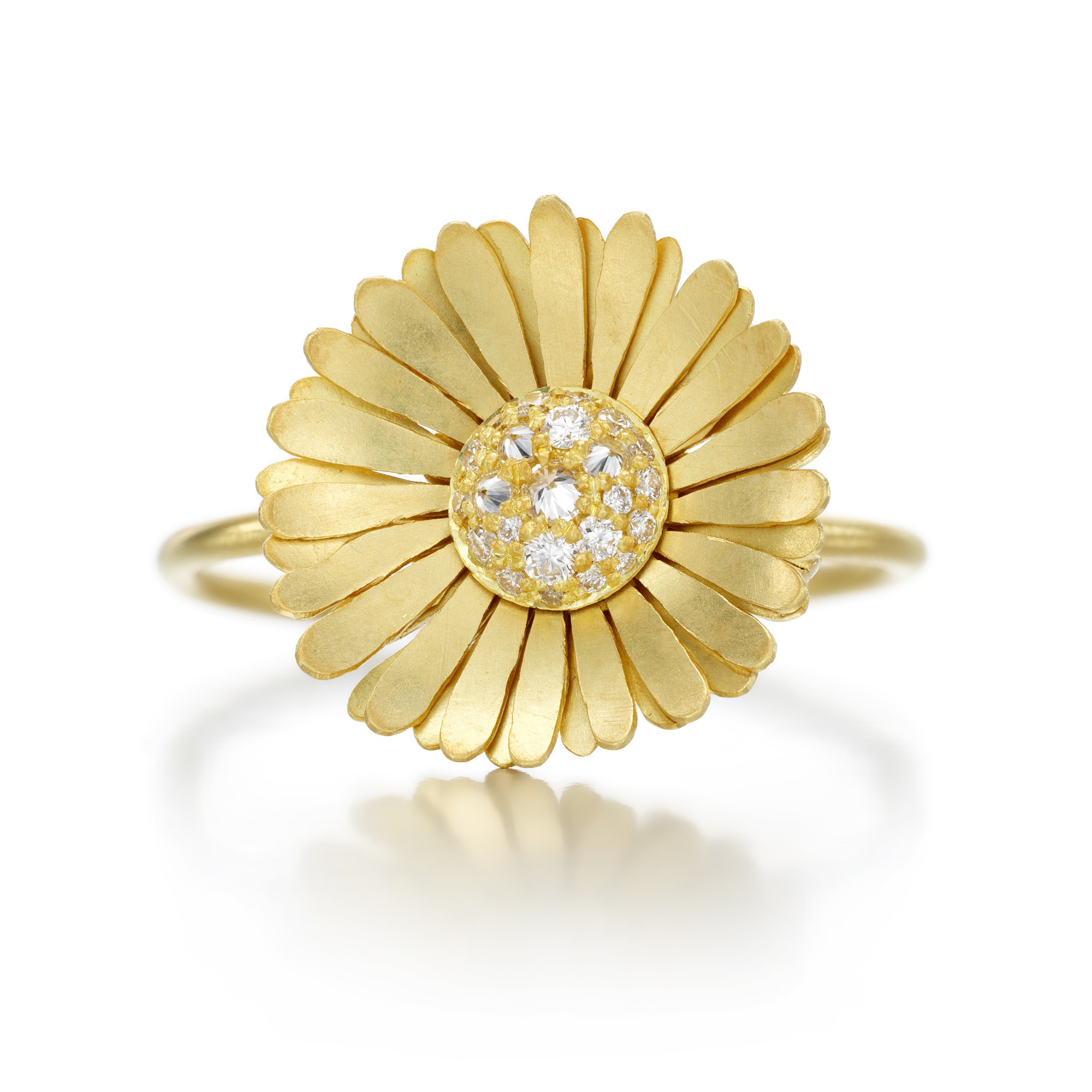 Christopher Thompson Royds Gold And Diamond Daisy Chain Ring Available ...