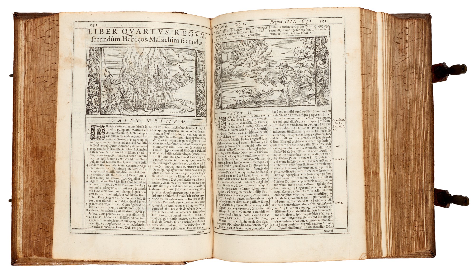 Bible, Latin, Venice, 1587, contemporary stamped pigskin | Antiquarian ...