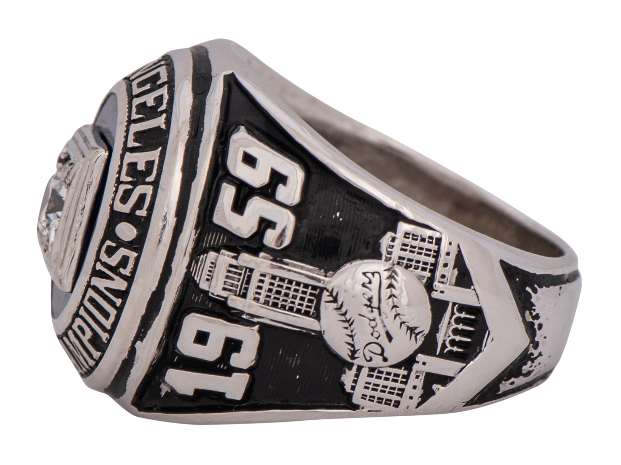 1959 Los Angeles Dodgers World Series Championship Ring Presented To ...