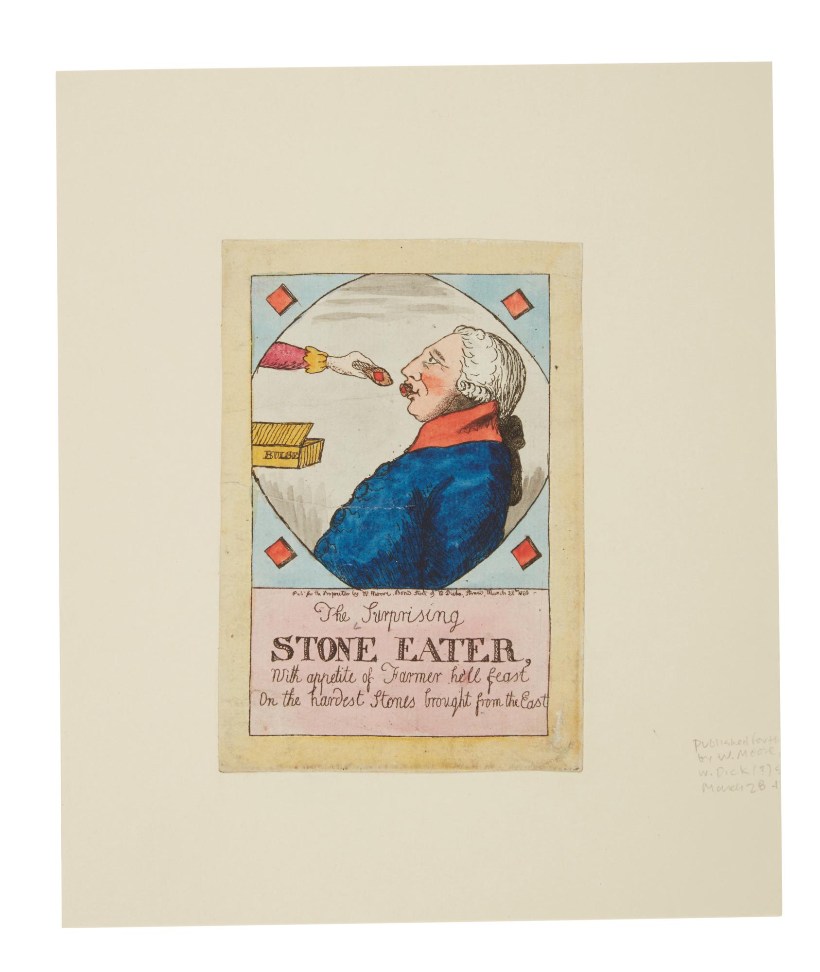 (Stone Eater) | "A Man who Eats and Digests Stones and Flints" | The ...