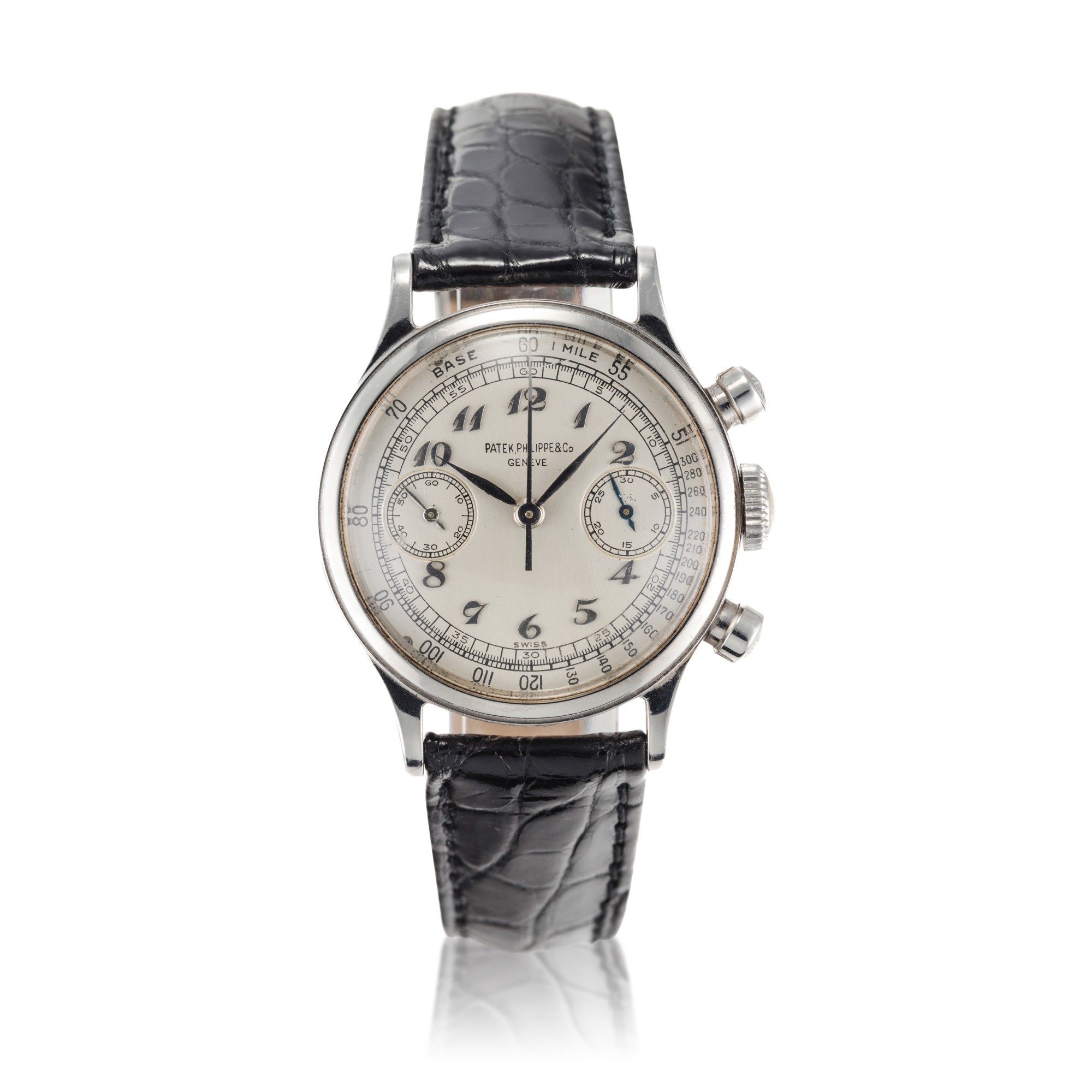 Reference 1463 | A stainless steel chronograph wristwatch with Breguet ...