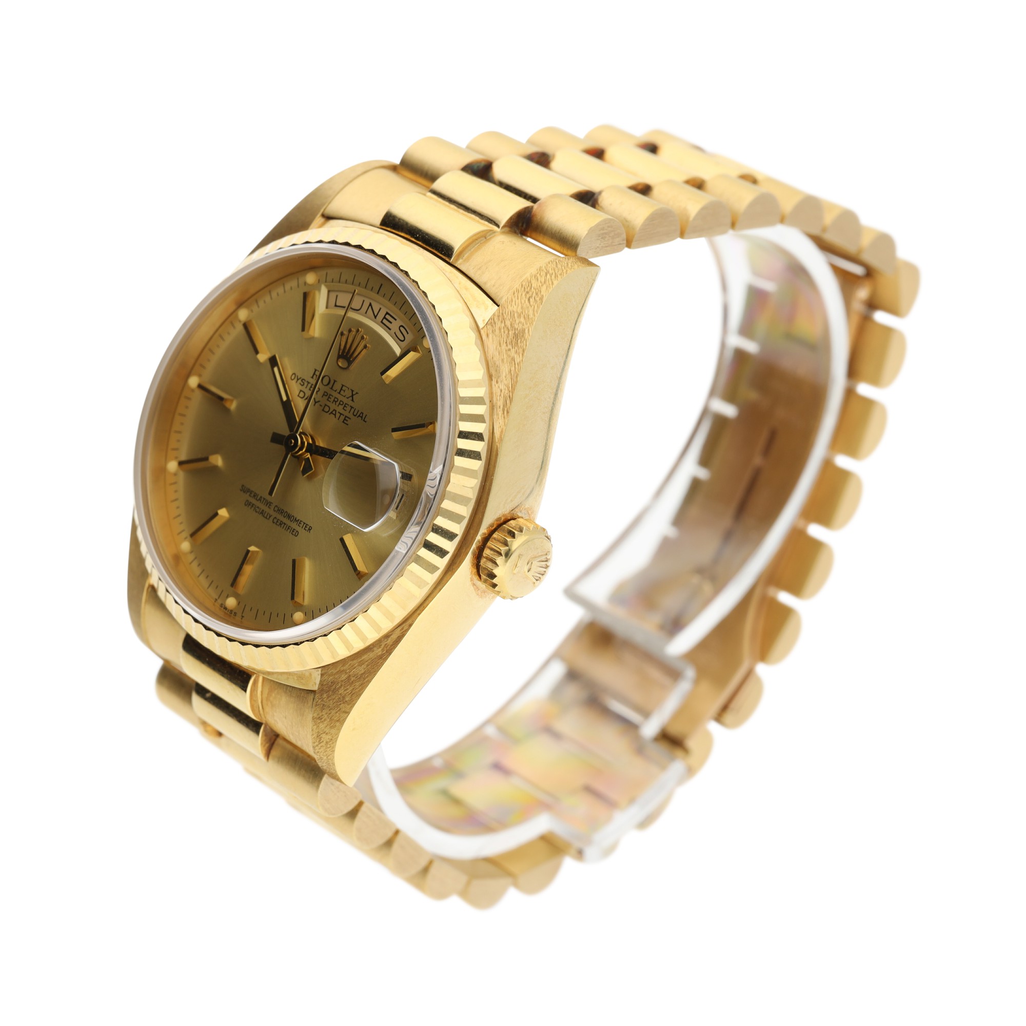 ROLEX | REFERENCE 18038/18000 DAY-DATE A YELLOW GOLD AUTOMATIC CENTER ...