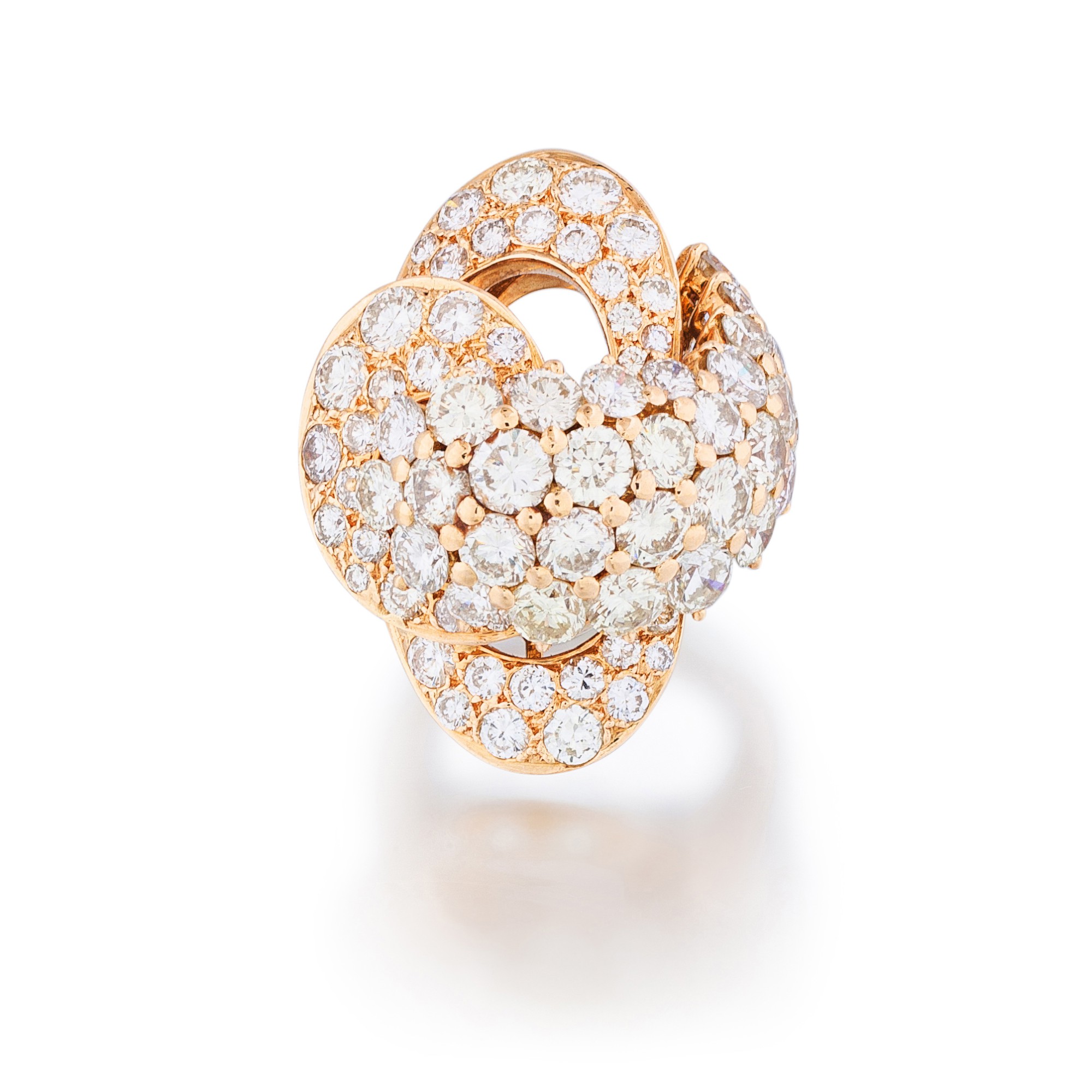 Fred | Bague or et diamants | Diamond and gold ring | Fine Jewels Live ...