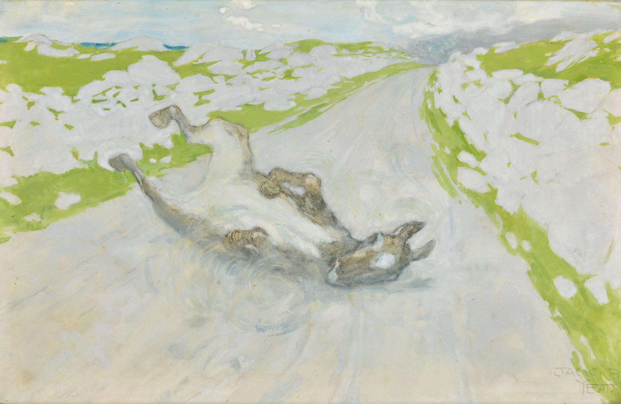JACK BUTLER YEATS, R.H.A. | THE ROLLING DONKEY | Irish Art | British ...