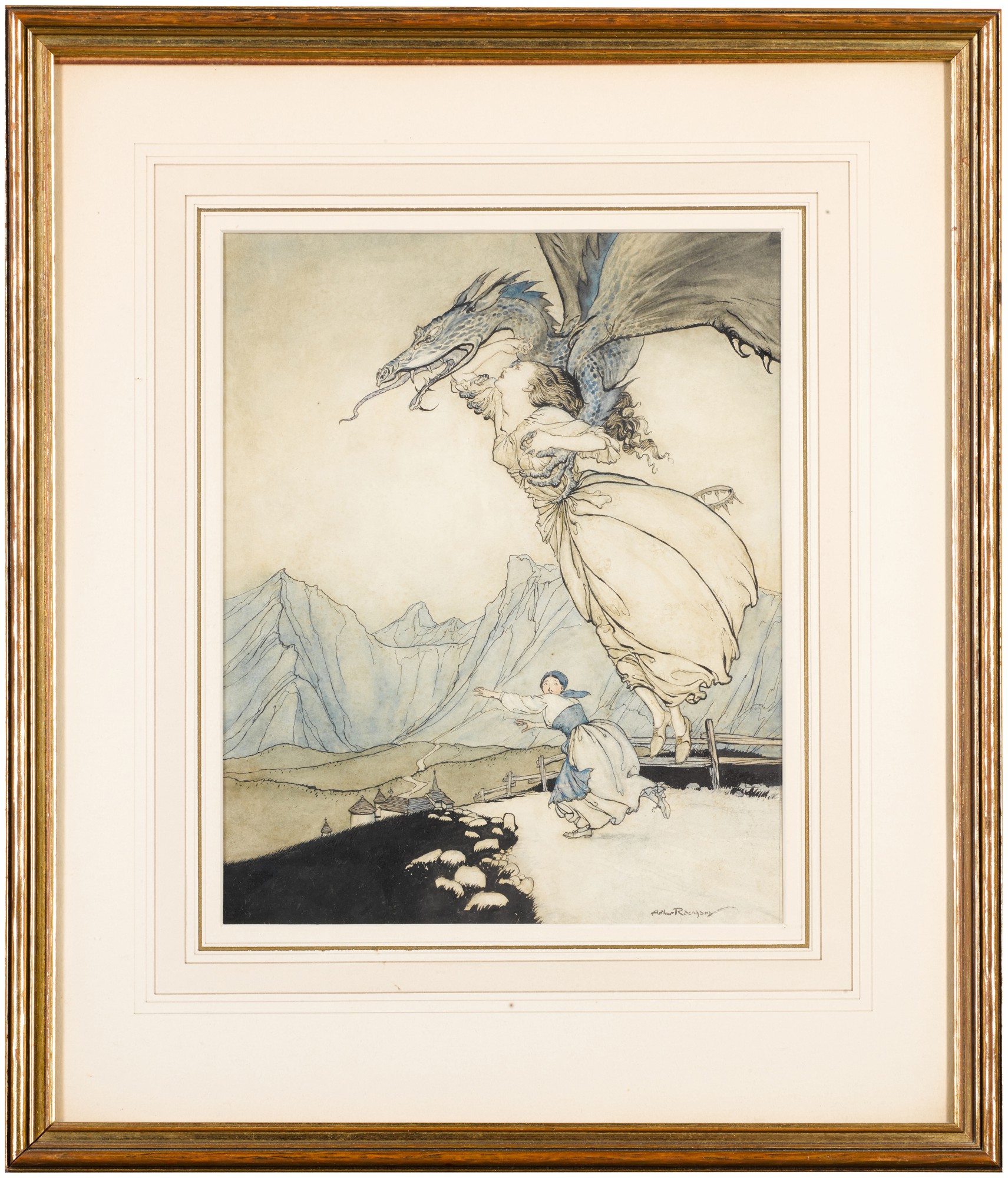 Arthur Rackham | Original illustration for The Allies' Fairy Book (The ...