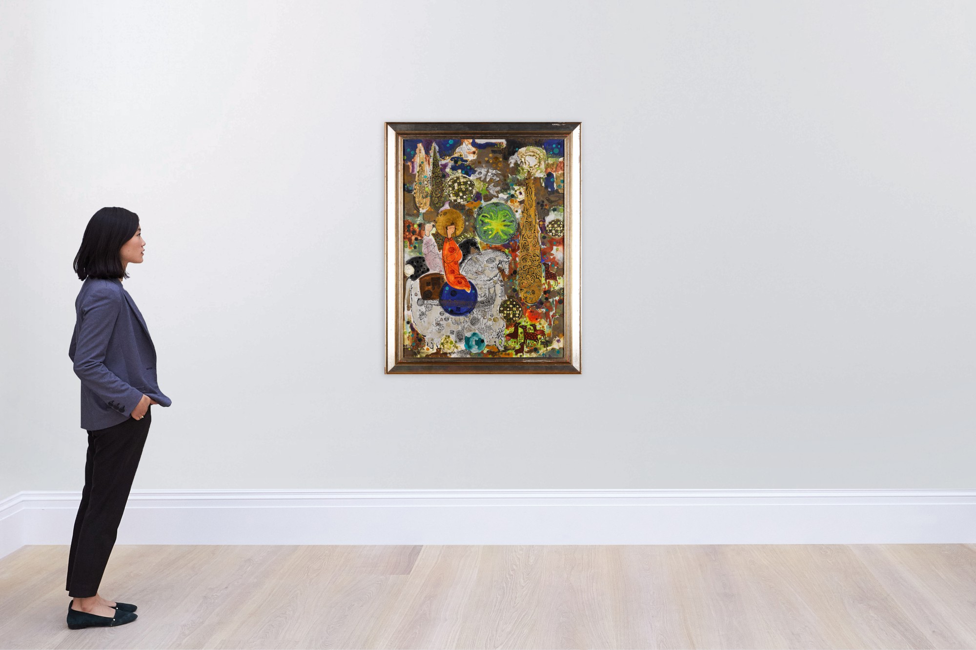 SADEGH TABRIZI | LEILI AND MAJNOON | 20th Century Art / Middle East ...