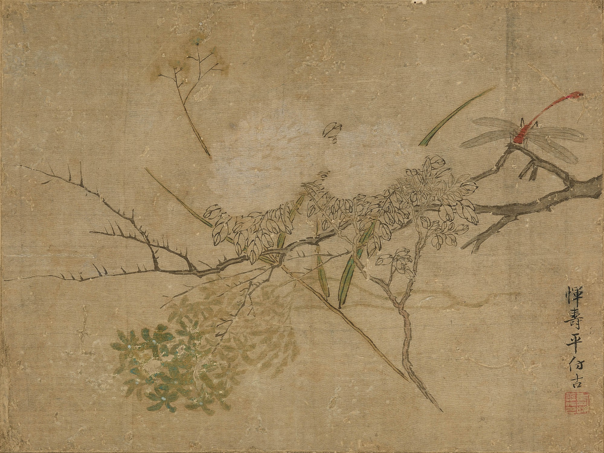 Attributed to Yun Shouping 惲壽平（款）| Flowers 花卉 | Fine Classical Chinese ...