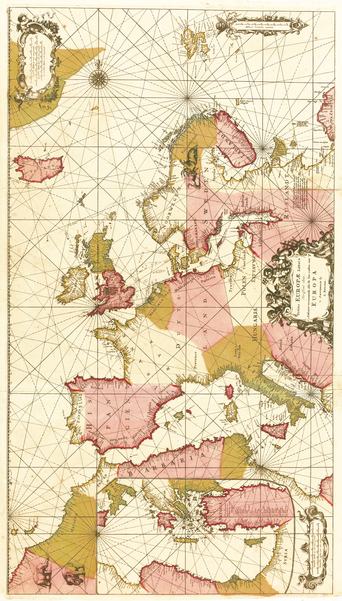 De Wit | Totius Europae Littora, 1715 | Travel, Atlases, Maps and ...