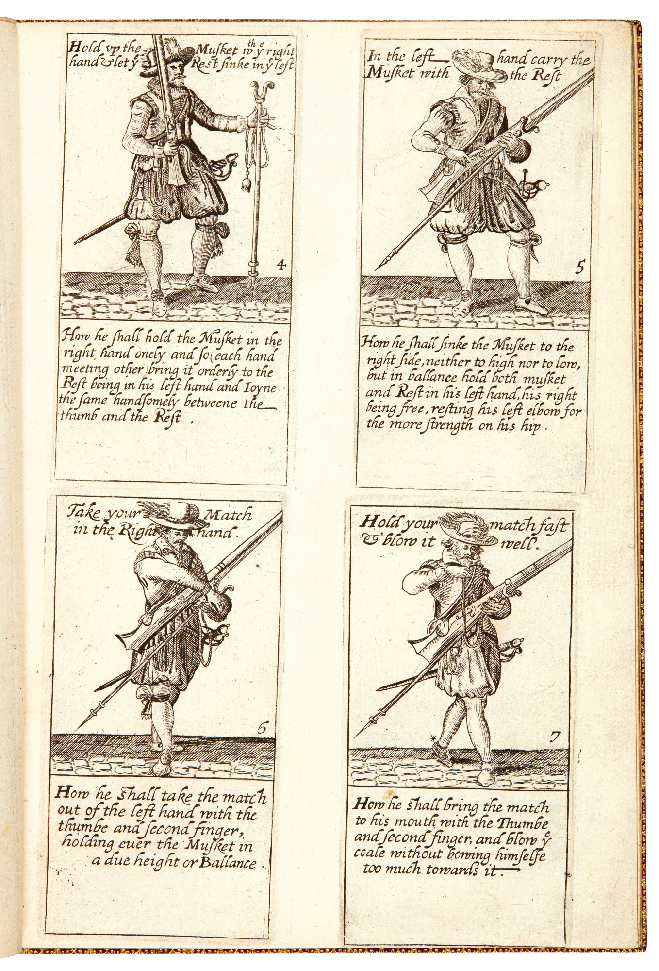 The military discipline, London, 1623, later red morocco, Huth copy ...