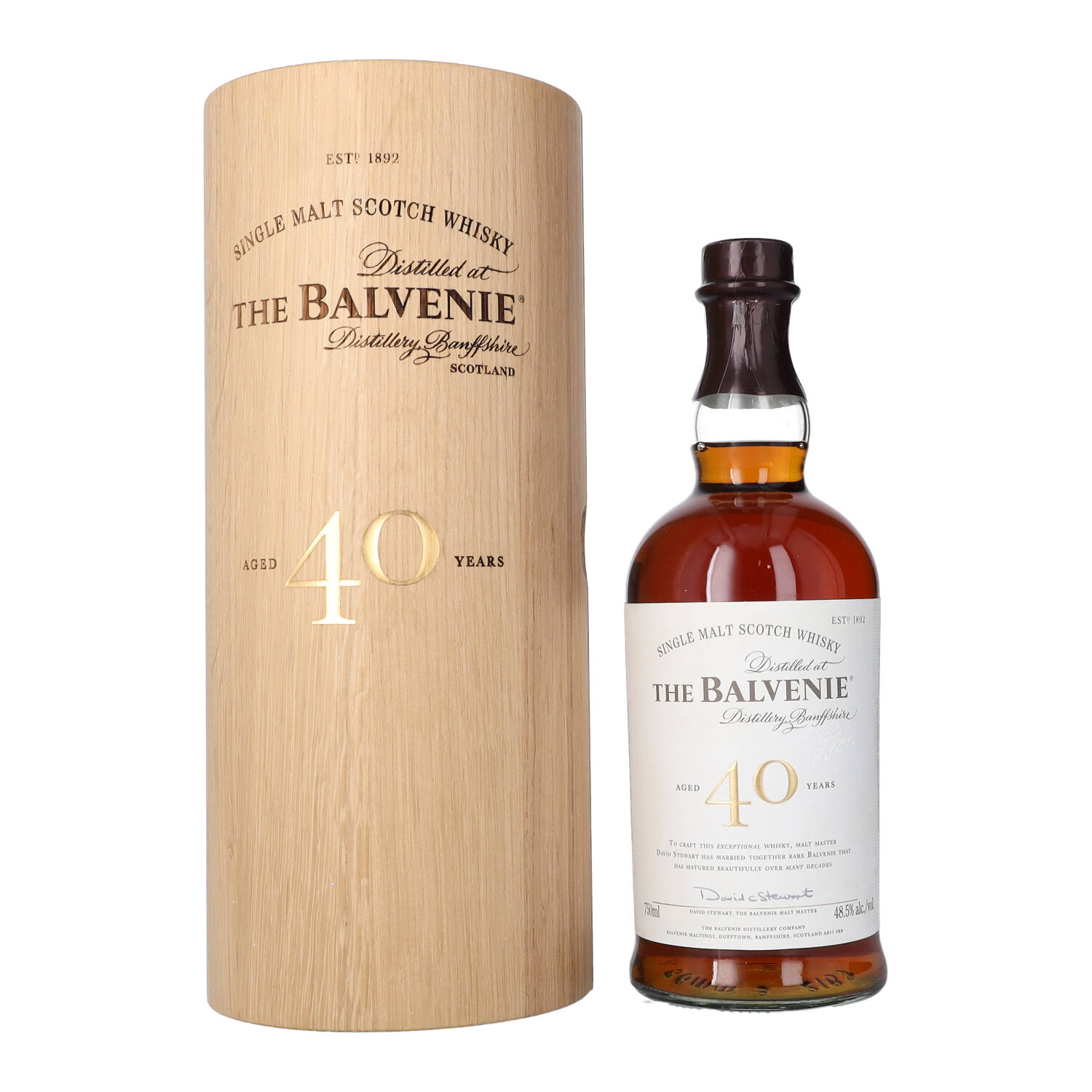 The Balvenie 40 Year Old 48.5 abv NV (1 BT75) | Whisky & Whiskey | The ...