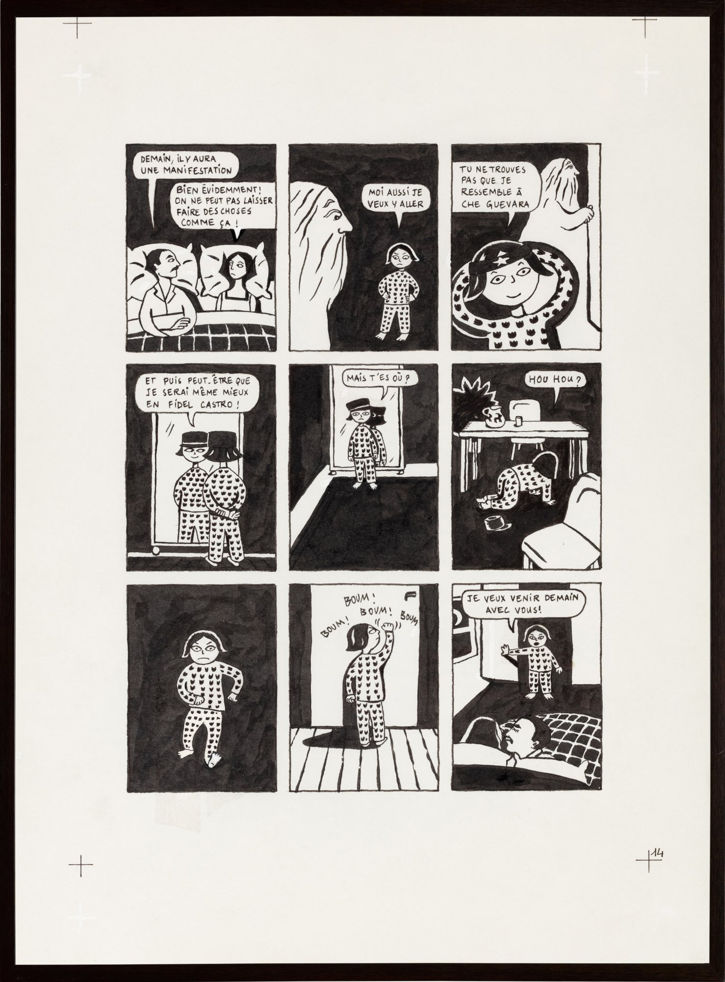 Persepolis (Original Book Art, page 14) | Persepolis | 2022 | Sotheby's