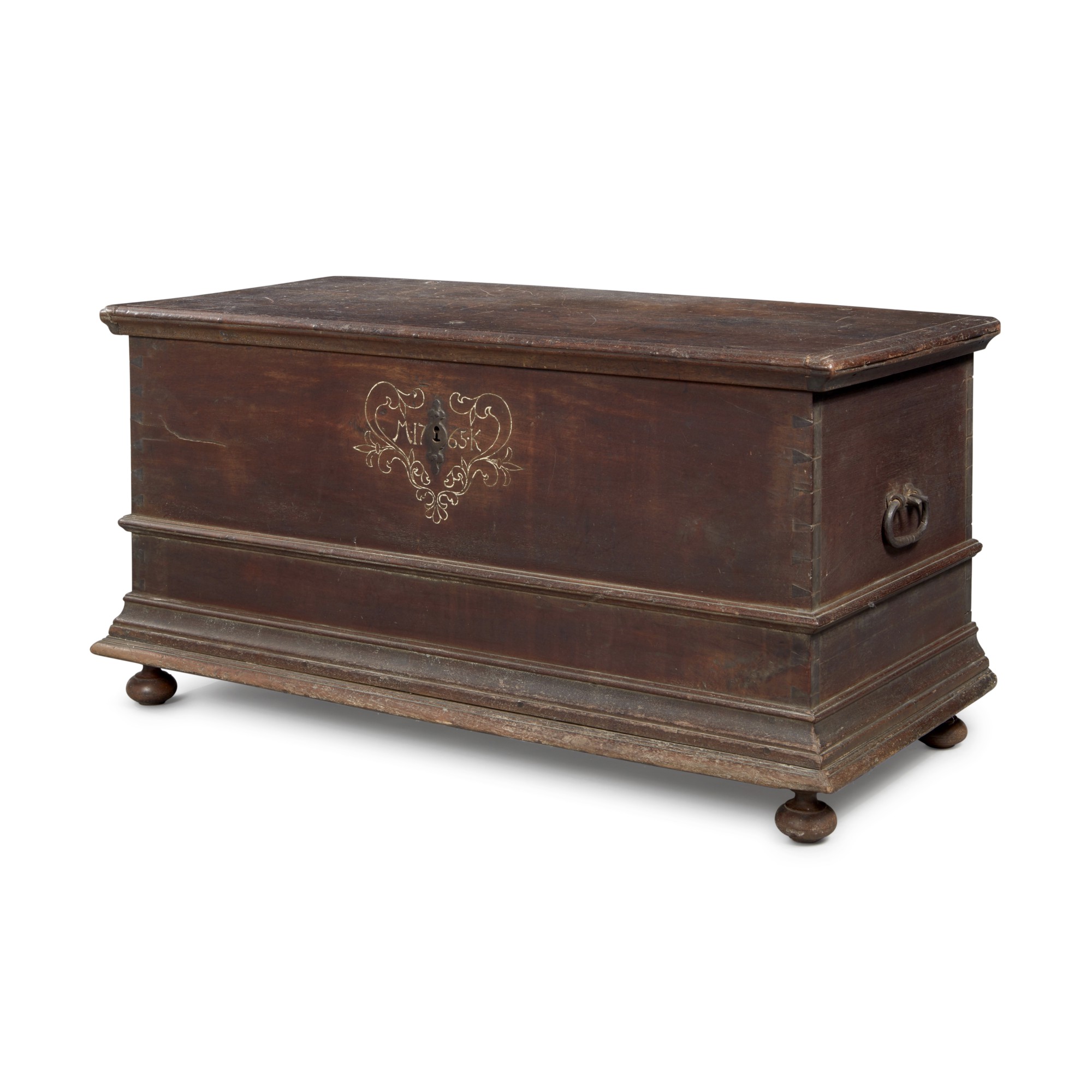 The Kauffman Family Very Rare Chippendale Sulfur-Inlaid Walnut Blanket ...