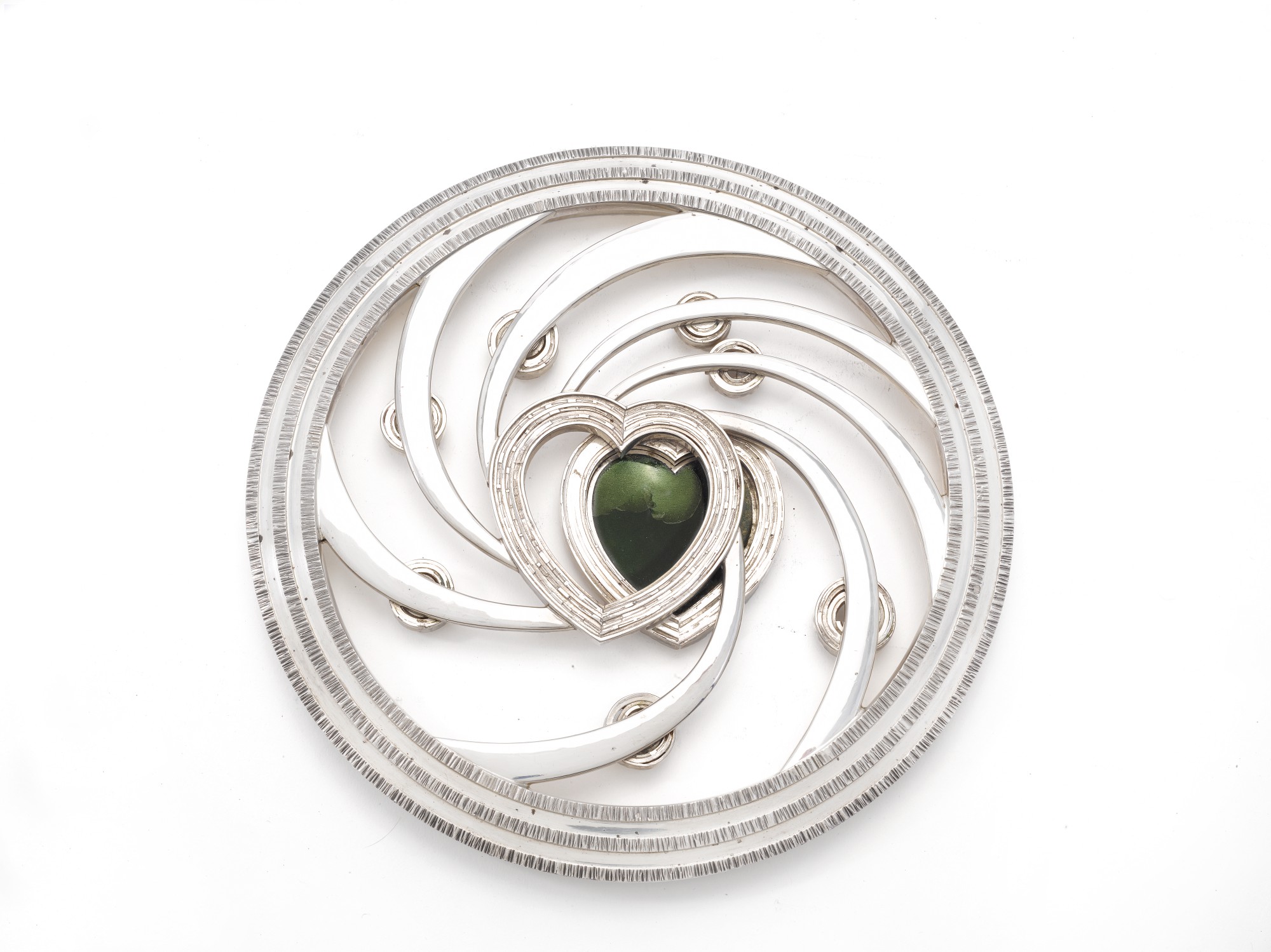 An Elizabeth II silver and enamel bowl and cover, Gerald Benney, London ...