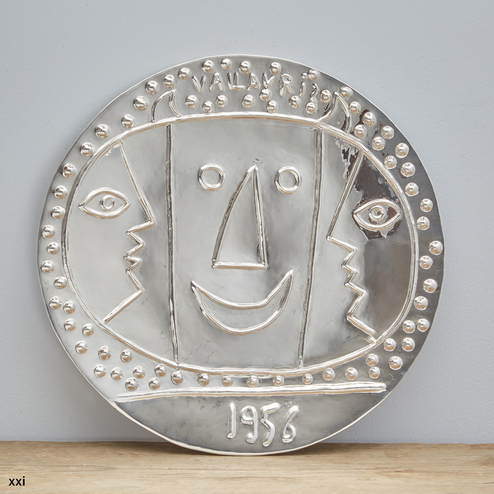 A complete set of 24 silver plates | 全套二十四件銀盤 | Modern Renaissance: A ...