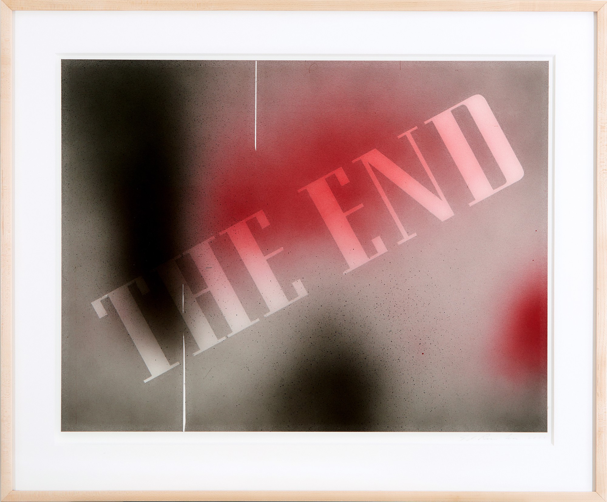 ED RUSCHA | THE END #45 | I Have to Stay at Home | 2020 | Sotheby's