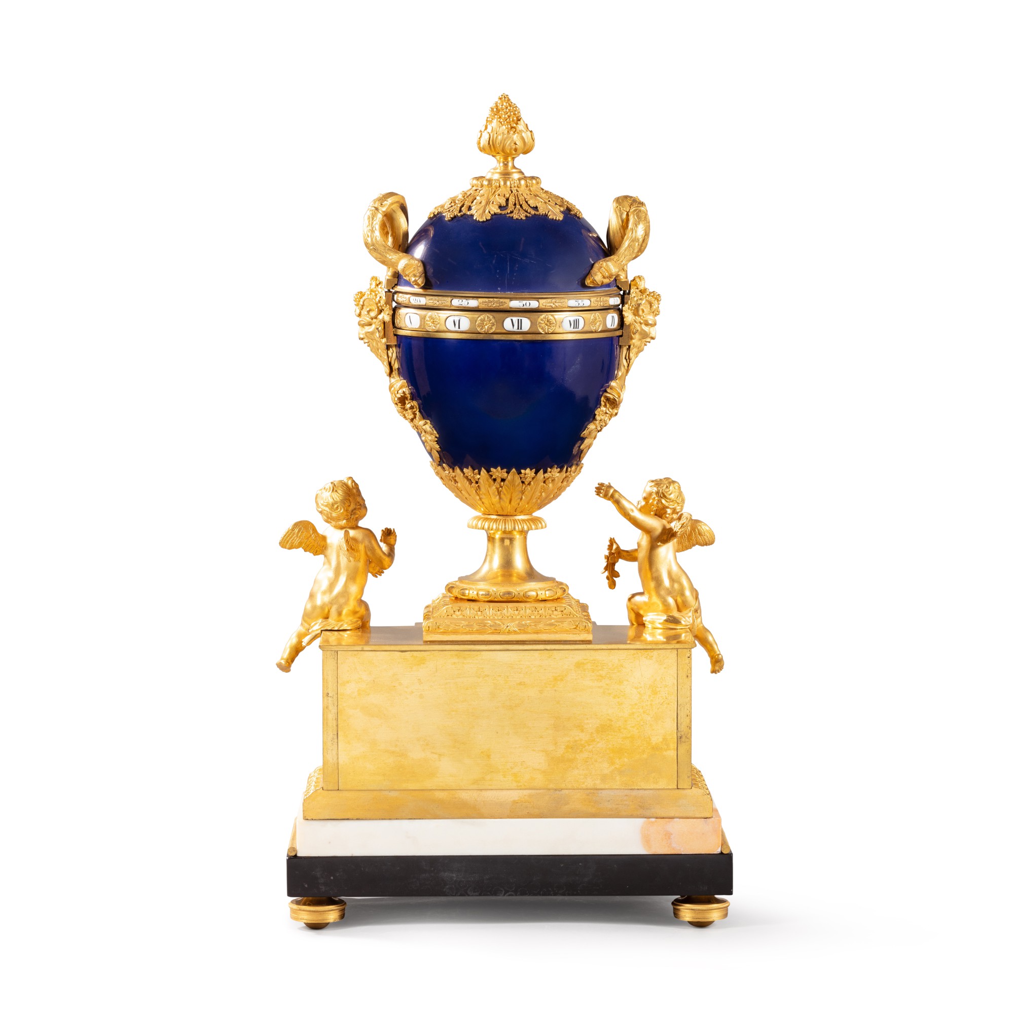 A Louis XVI clock "aux cercles tournants", stamped "Furet, Hger du Roi", last quarter of the ...
