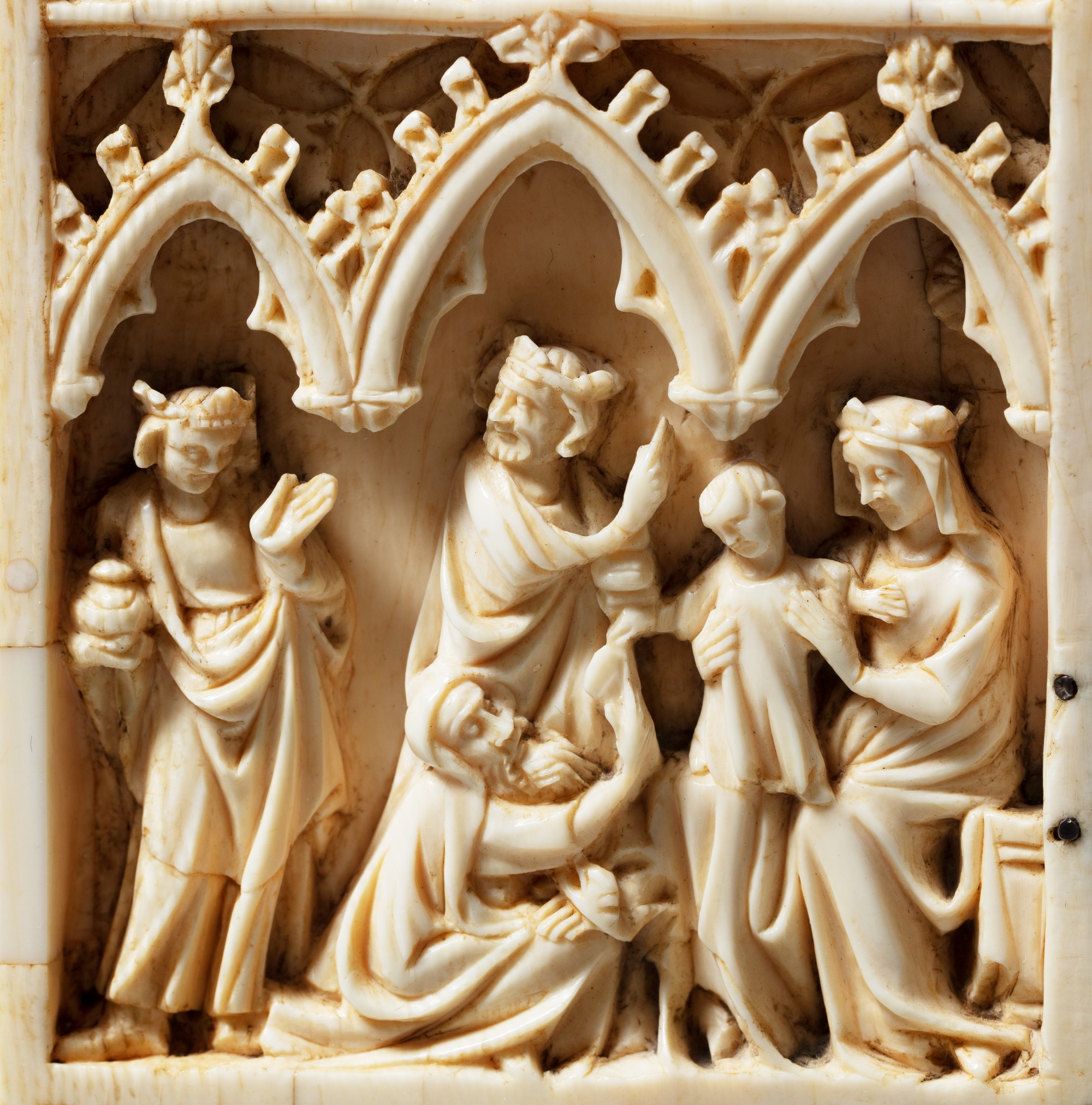 Ivory diptych with Scenes from the Life of the Virgin | Diptyque en ...