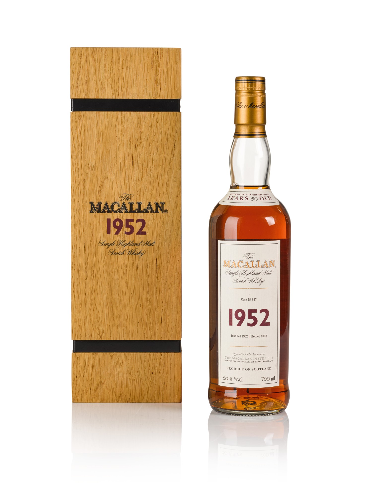 The Macallan Fine & Rare 50 Year Old 50.8 abv 1952 | Distilled | Iconic ...
