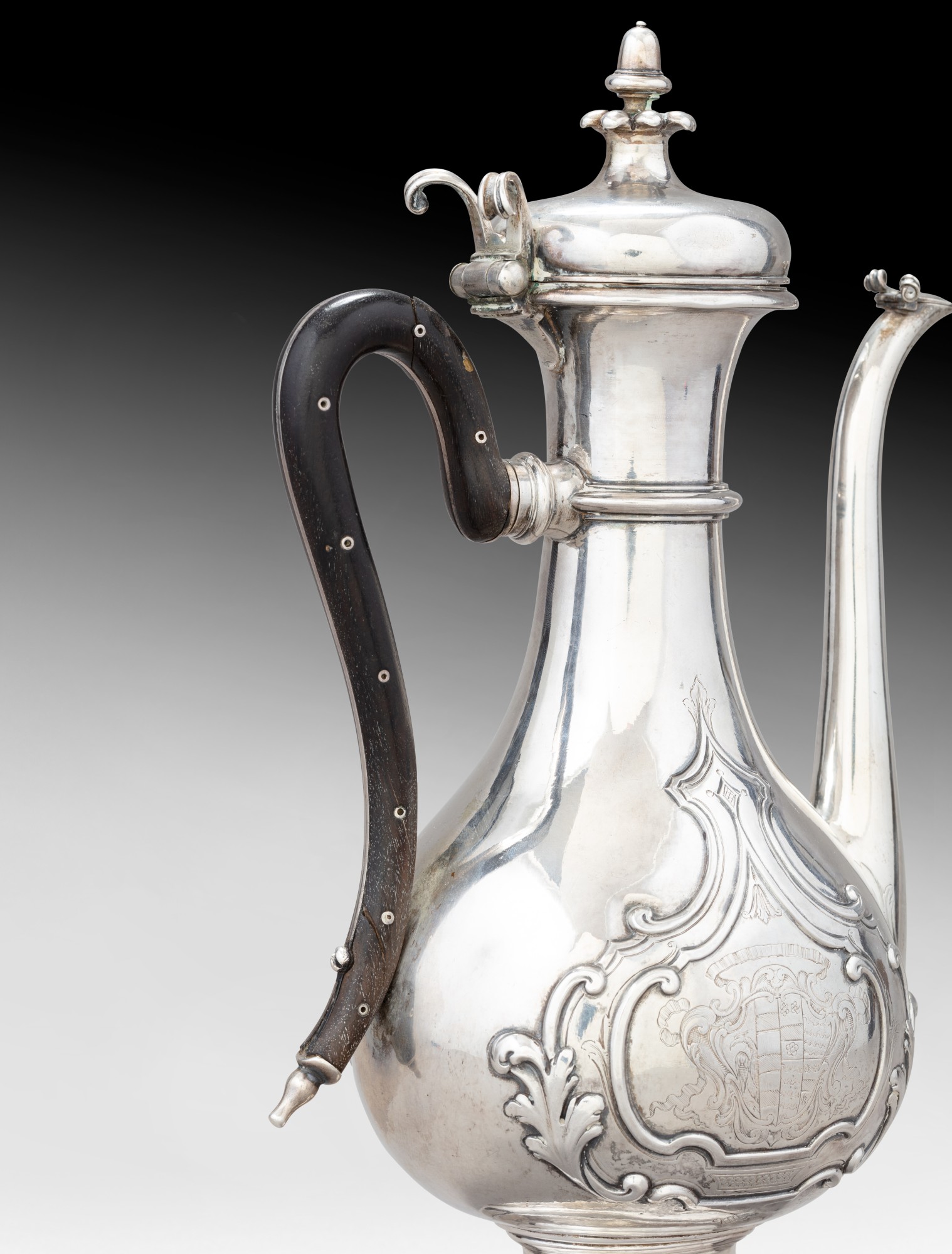 A silver coffee pot, Florence, circa 1750 | Cafetière en argent ...
