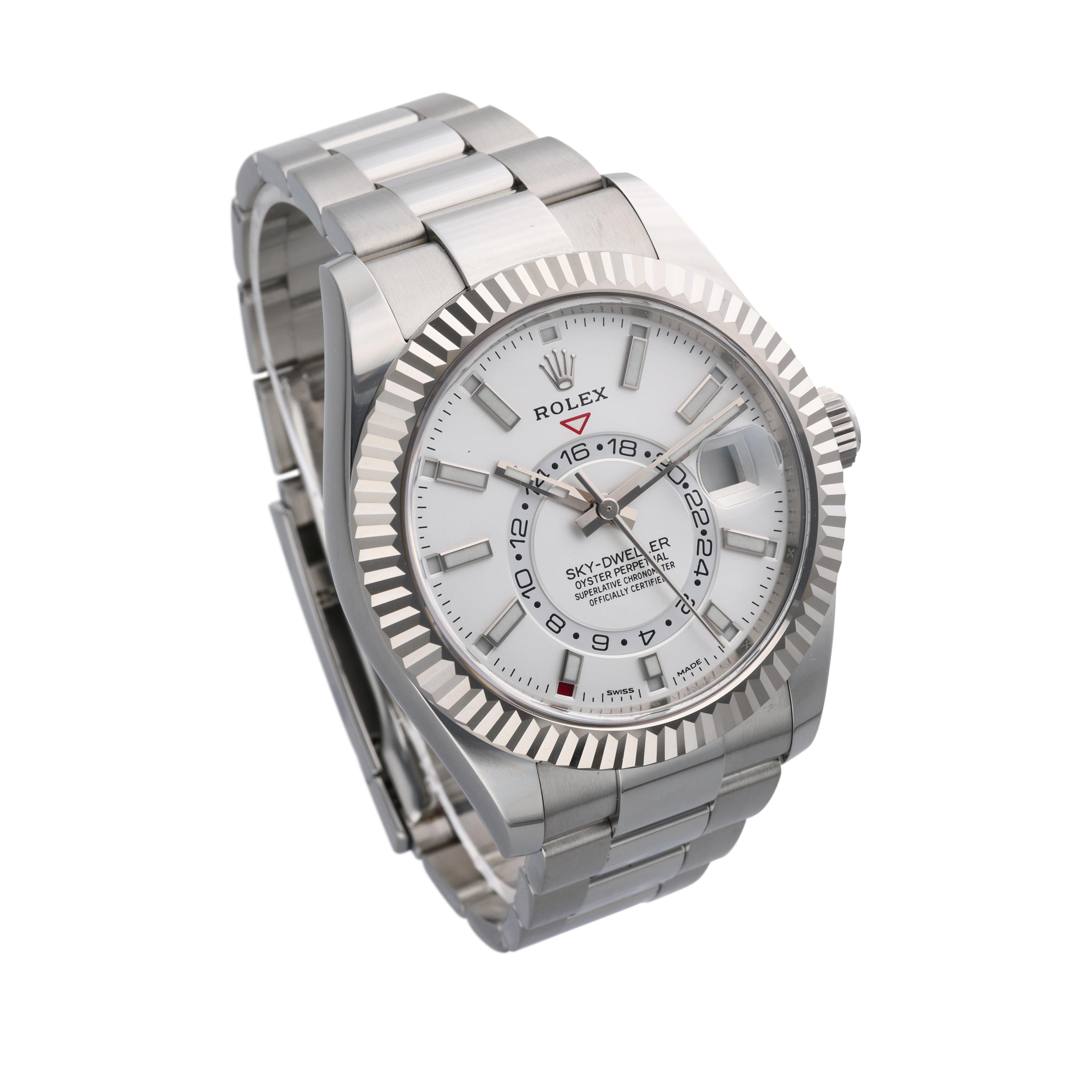 Reference 326934 Sky-Dweller | A stainless steel and white gold ...