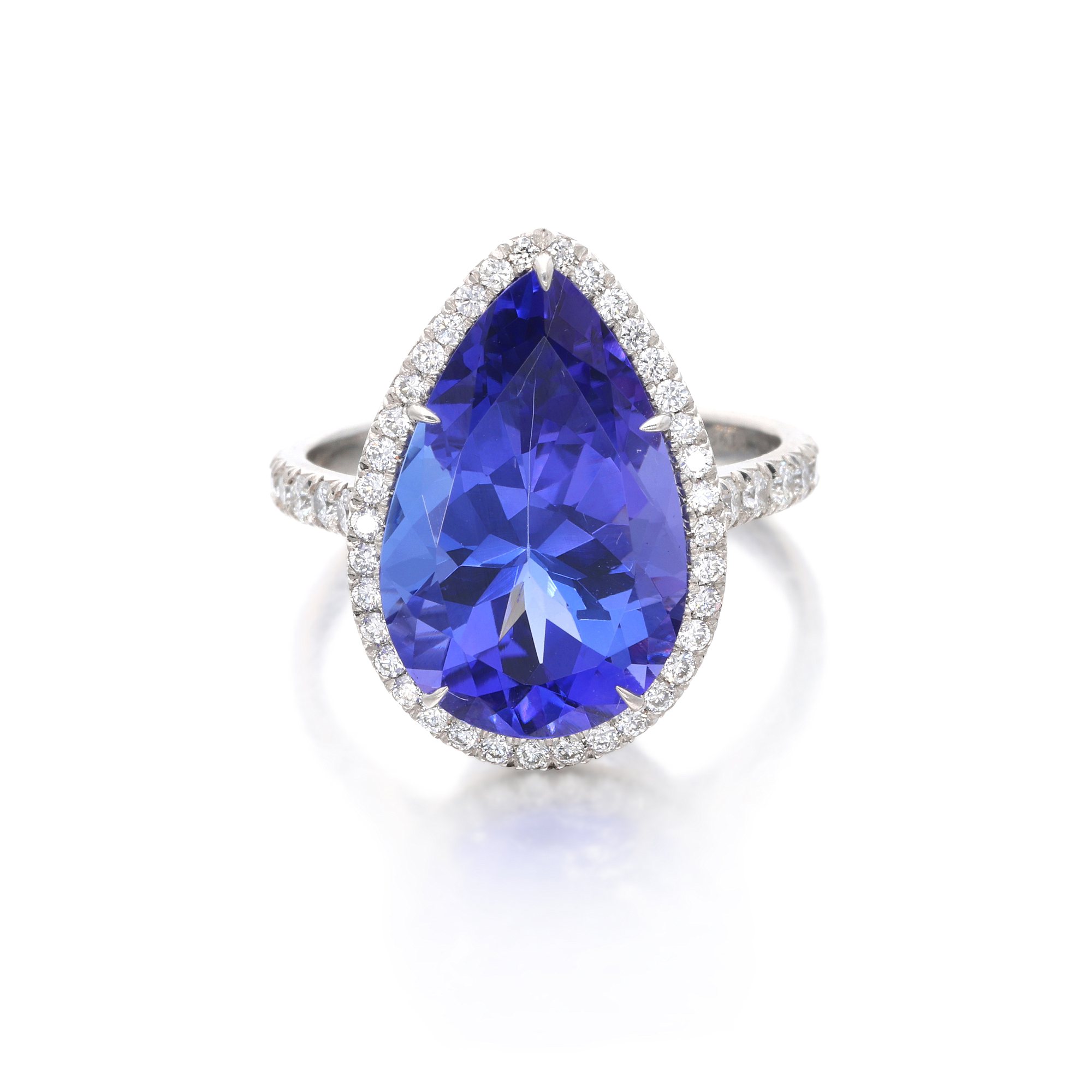 Tiffany & Co. Platinum, 8.52 Ct Tanzanite And Diamond Ring Available ...