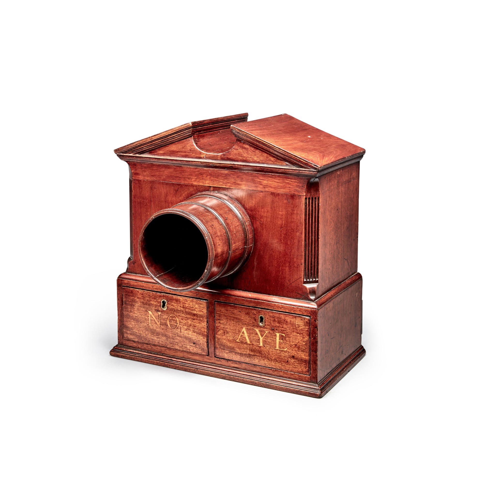 A Regency Mahogany Ballot Box, Early 19th Century | European Silver ...