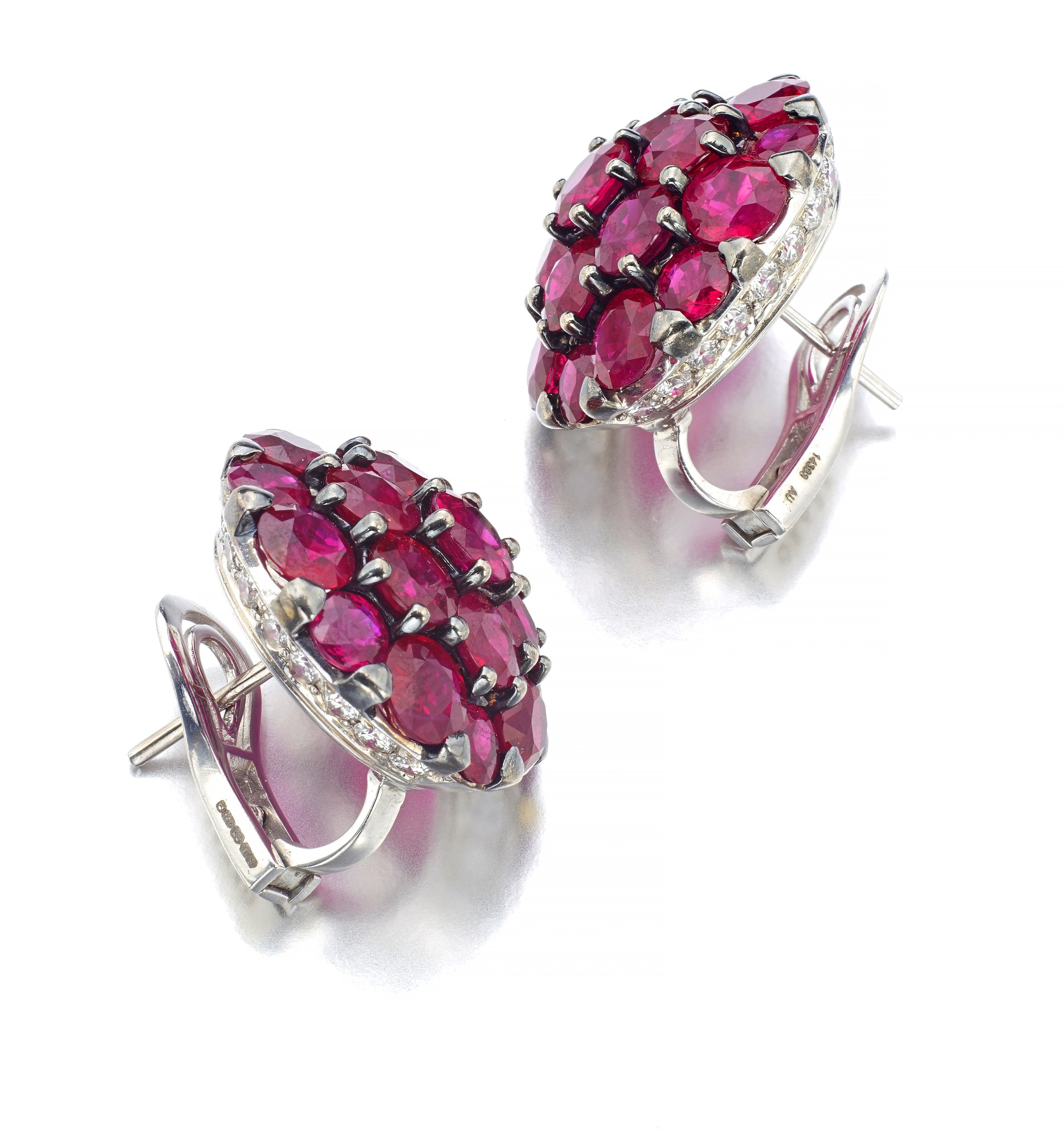 GRAFF | PAIR OF RUBY AND DIAMOND EARRINGS | Graff: Contrast & Colour ...