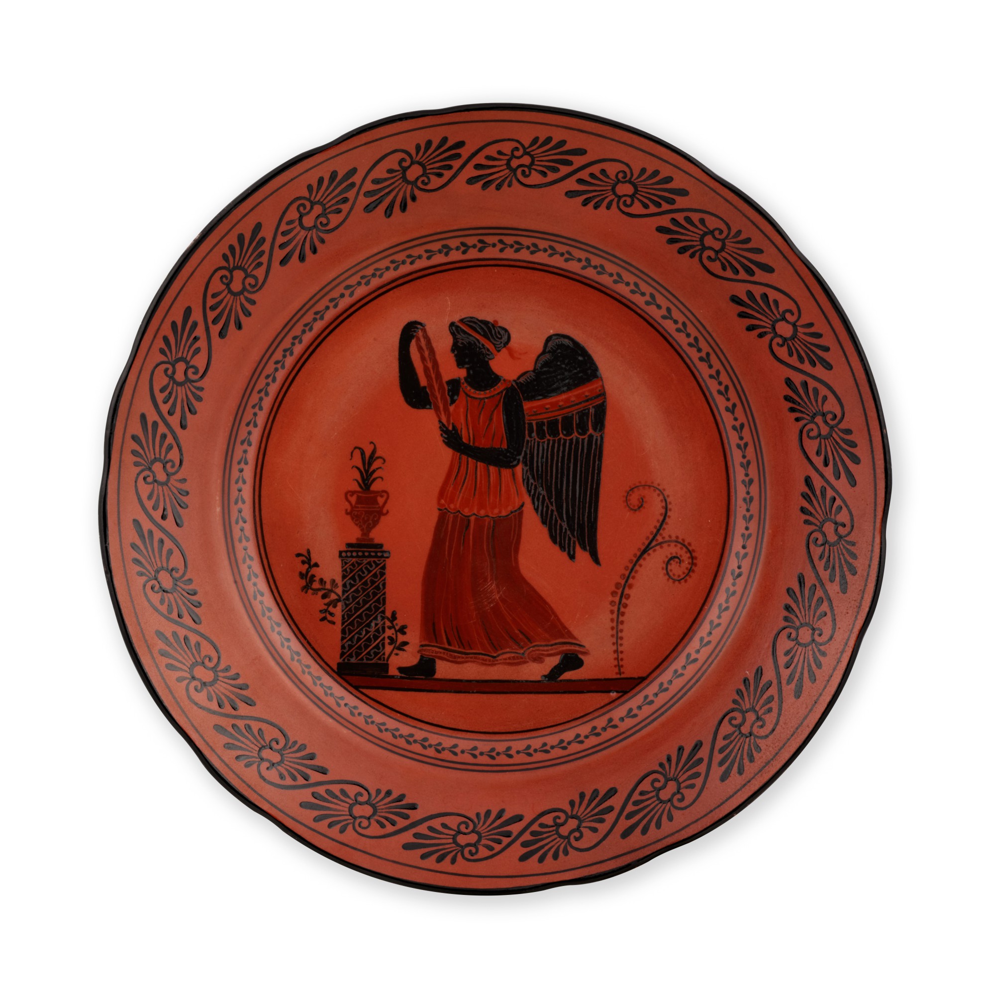 FOUR PORCELAIN PLATES FROM THE ETRUSCAN SERVICE, IMPERIAL PORCELAIN ...