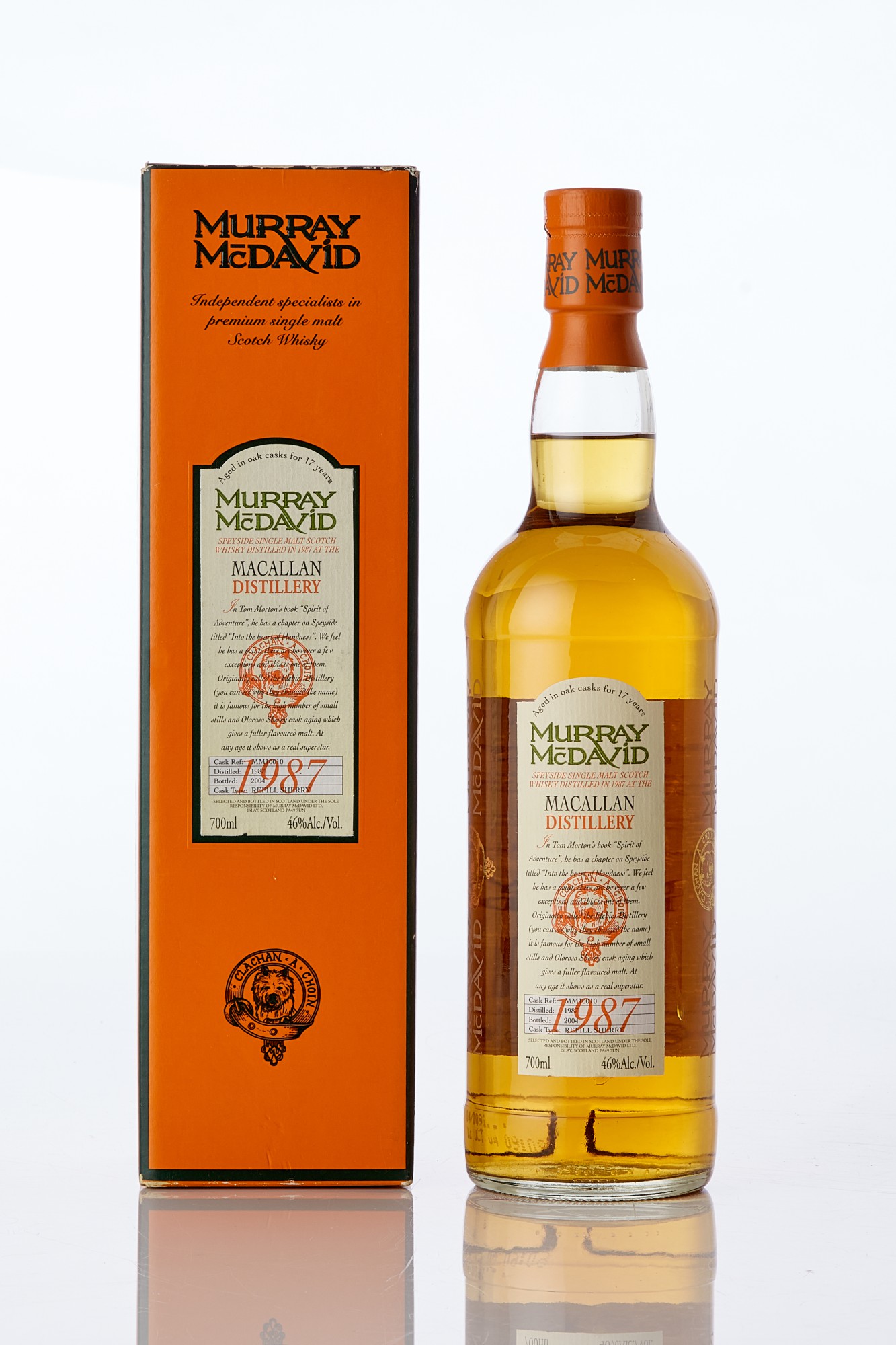 Macallan Murray McDavid 17 Year Old 46.0 abv 1987 (1 BT70) | Finest and ...