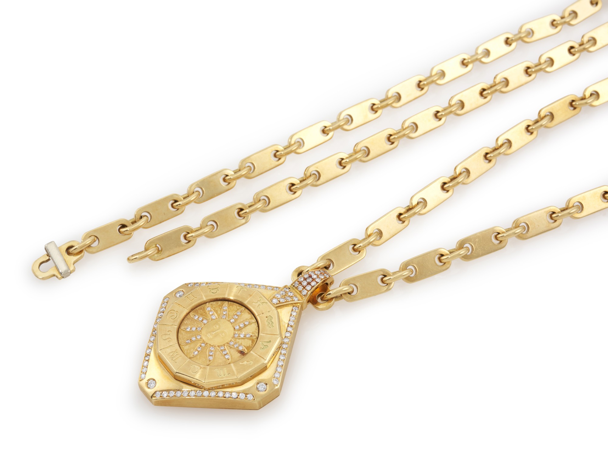 DIAMOND PENDANT-NECKLACE (COLLANA CON PENDENTE IN DIAMANTI) | Jewels ...