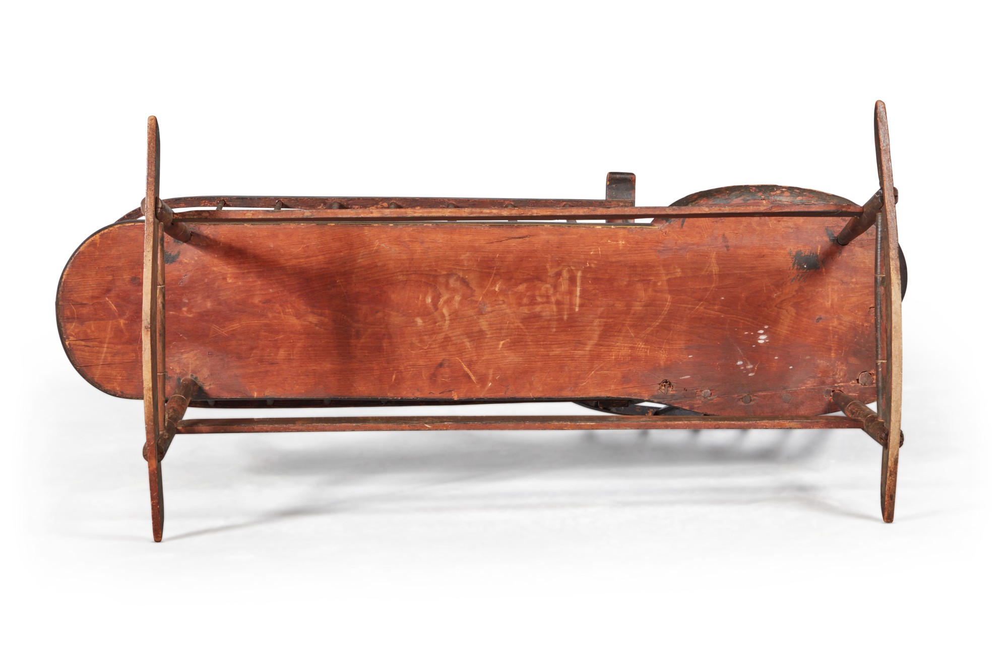 Very Fine and Extremely Rare Black Painted Rocking Fan-Back Windsor ...