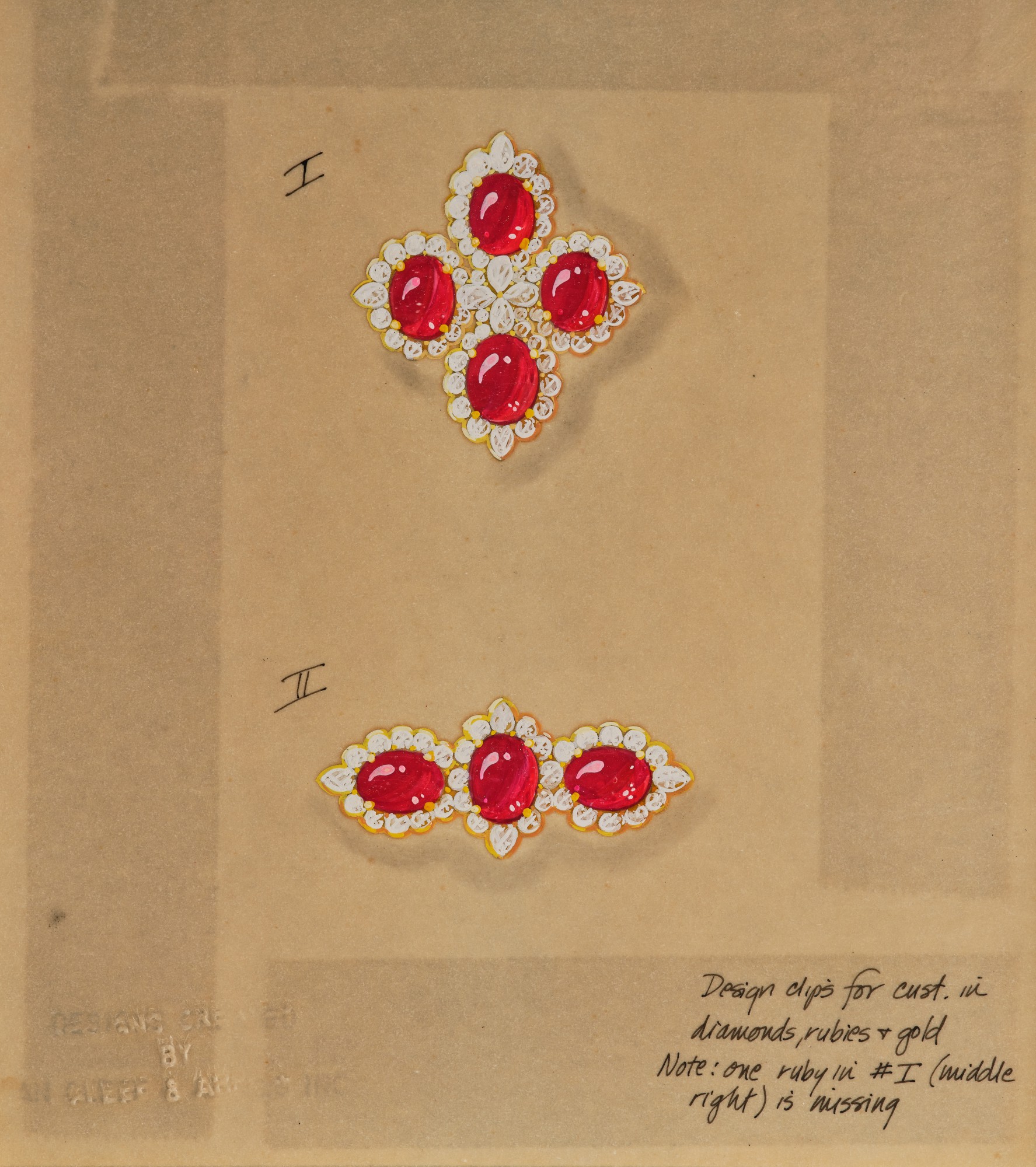 Van Cleef & Arpels | Ruby and Diamond Pendant-Necklace 梵克雅寶 紅寶石配鑽石吊墜項鏈 ...