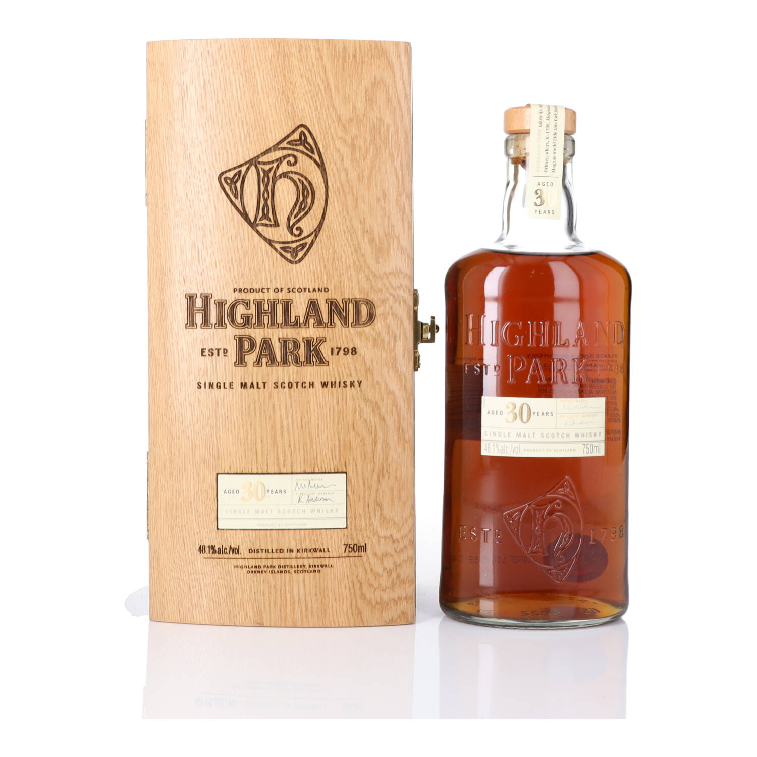 Highland Park 30 Year Old 48.1 abv NV (1 BT 75cl) | Whisky & Whiskey ...